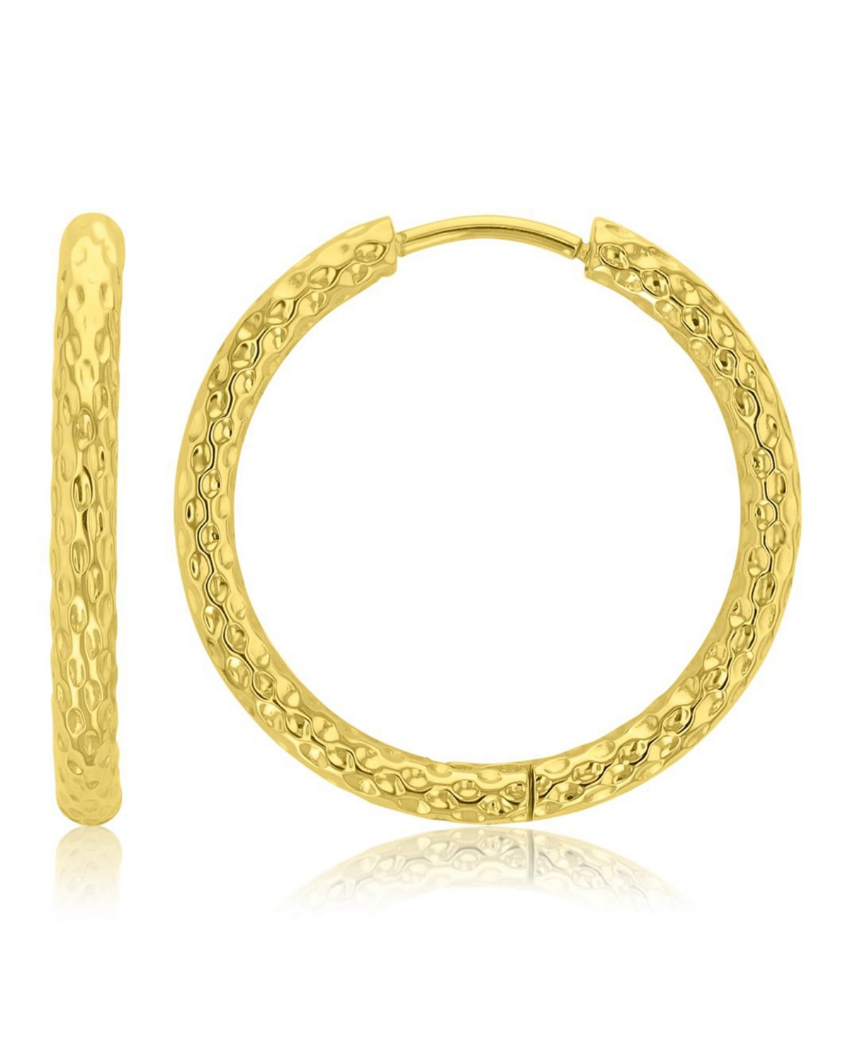 Click here for Roxy Waterproof Yellow 24mm Hoop Earrings - Yellow prices