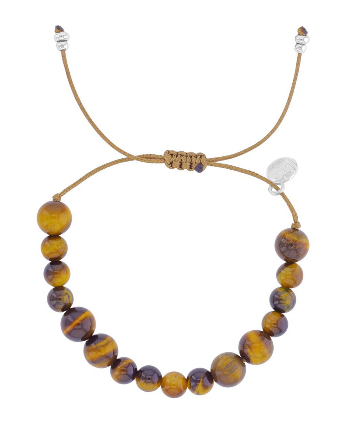 Click here for Roxy Waterproof Tiger Eye Adujustable Bracelet - P... prices