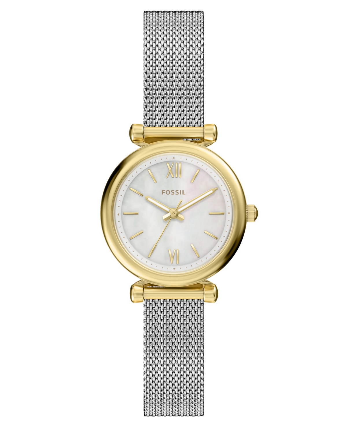 Click here for Fossil Womens Carlie Three-Hand Stainless Steel Wa... prices