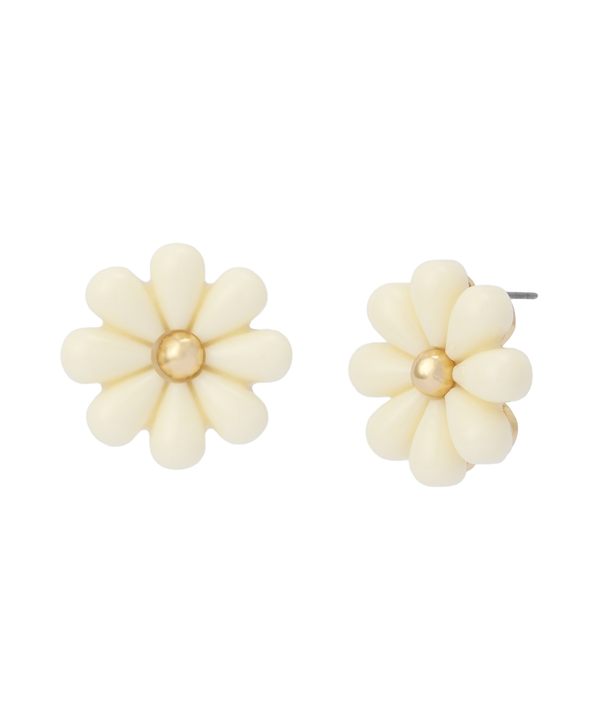 Click here for Betsey Johnson Ivory Spring Chick Daisy Stud Earri... prices