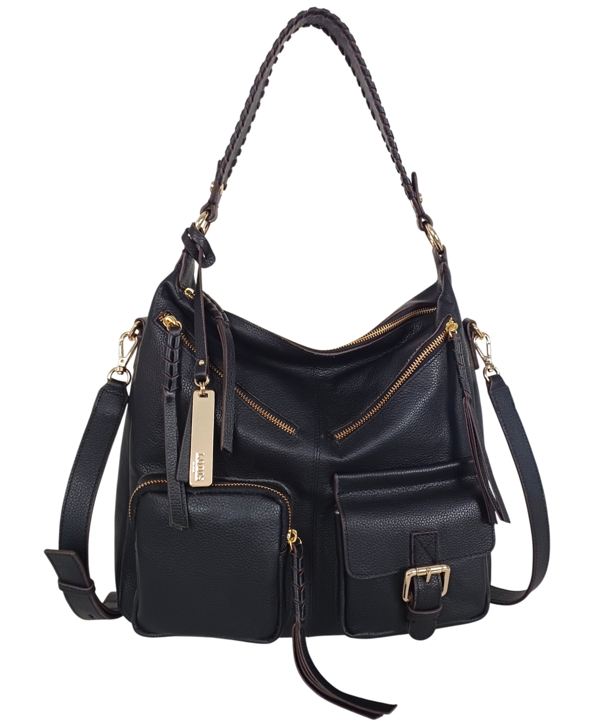 Click here for Lodis Catalina Medium Hobo Bag - Black prices