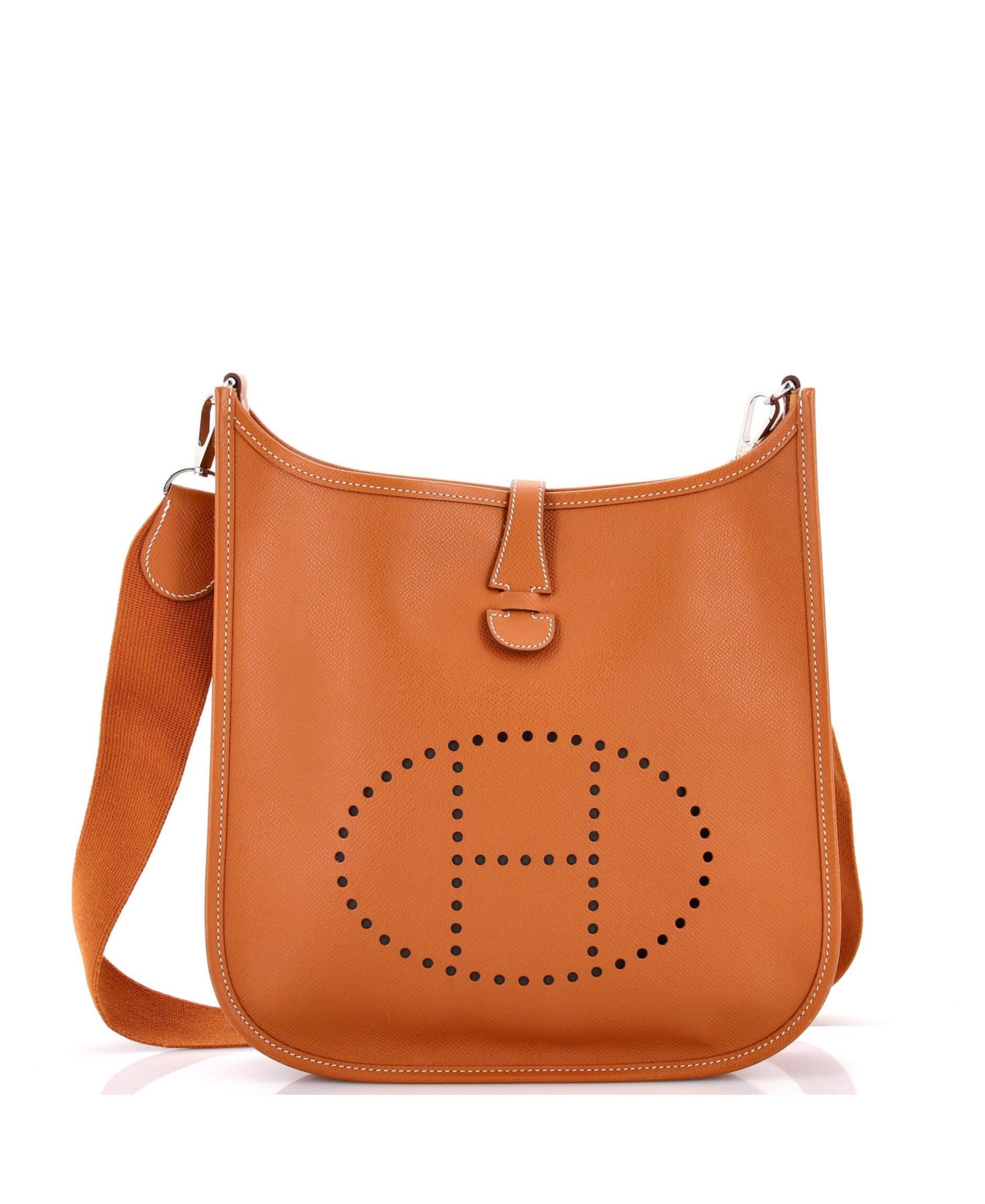 Click here for Pre-Owned HERMES Pm Evelyne Bag Gen Iii Epsom - Br... prices