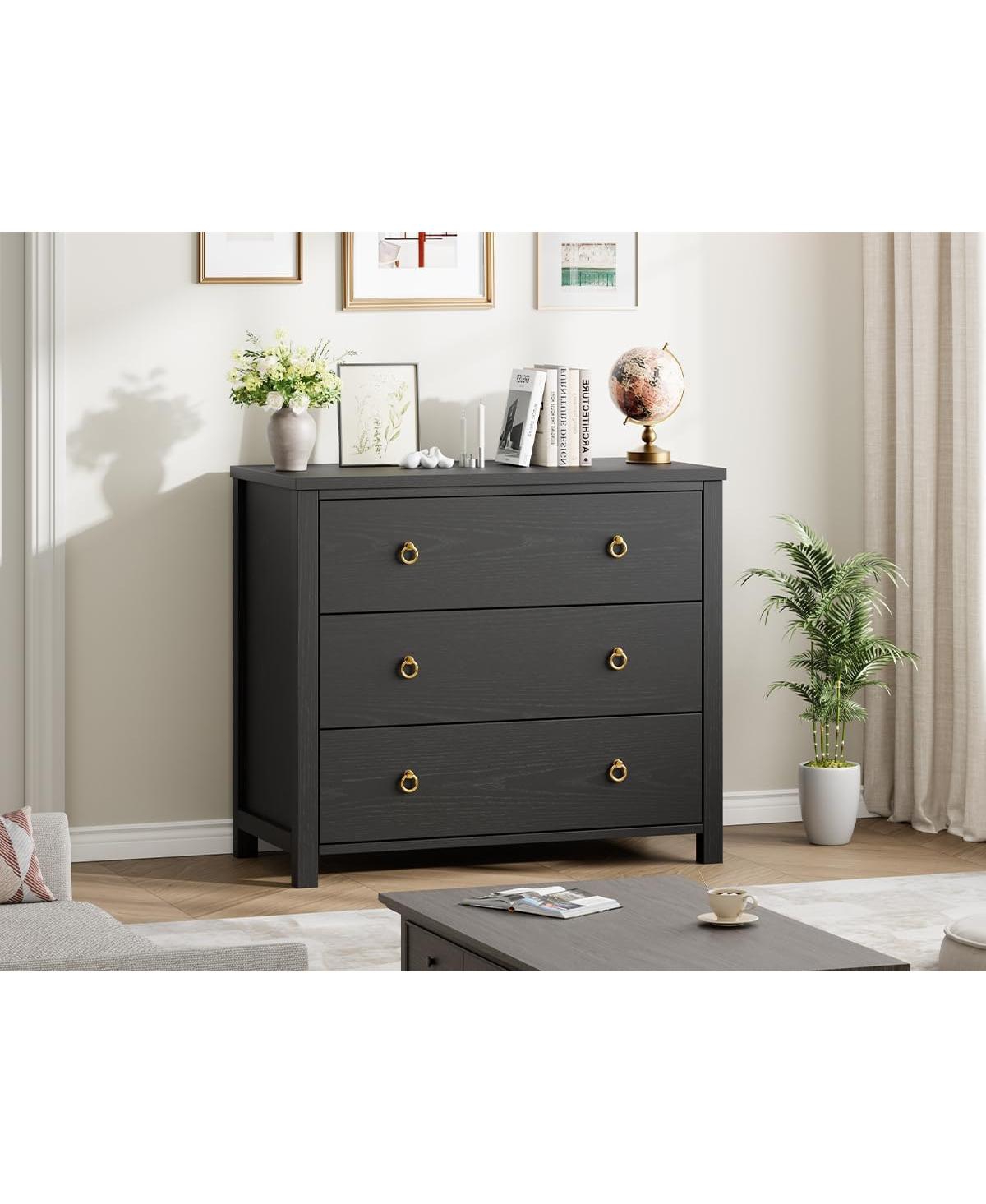 Click here for gaomon 3-Drawer Dresser for Bedroom  29" Tall... prices