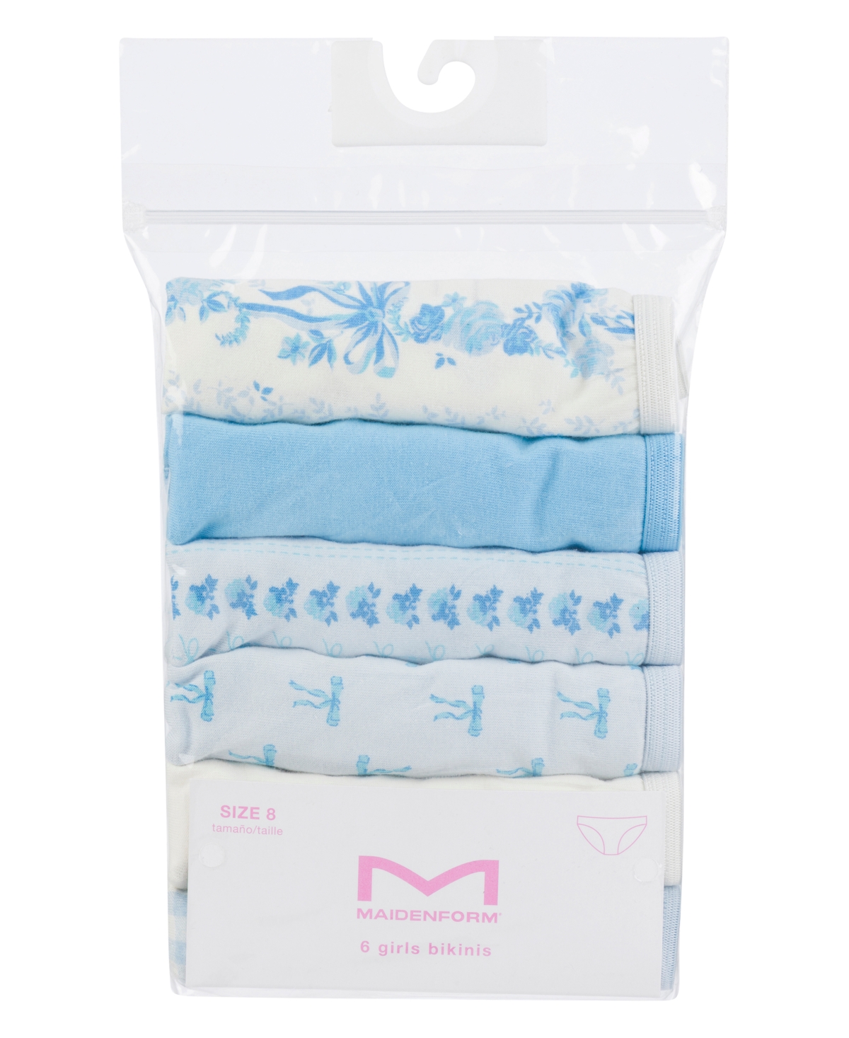 Click here for Maidenform Girls 4-12 Cotton Bikini Underwear  6-P... prices