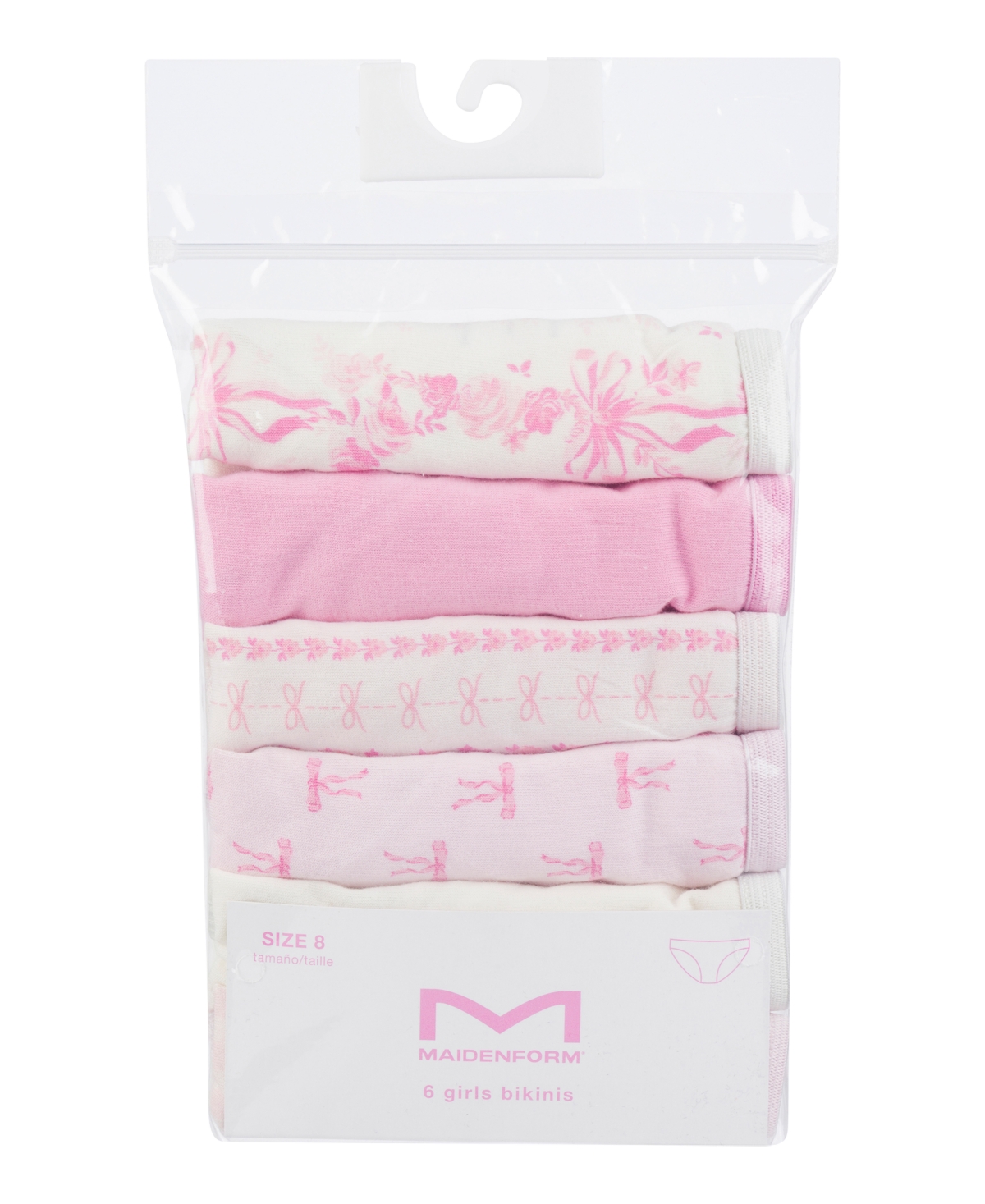 Click here for Maidenform Girls 4-12 Cotton Bikini Underwear  6-P... prices