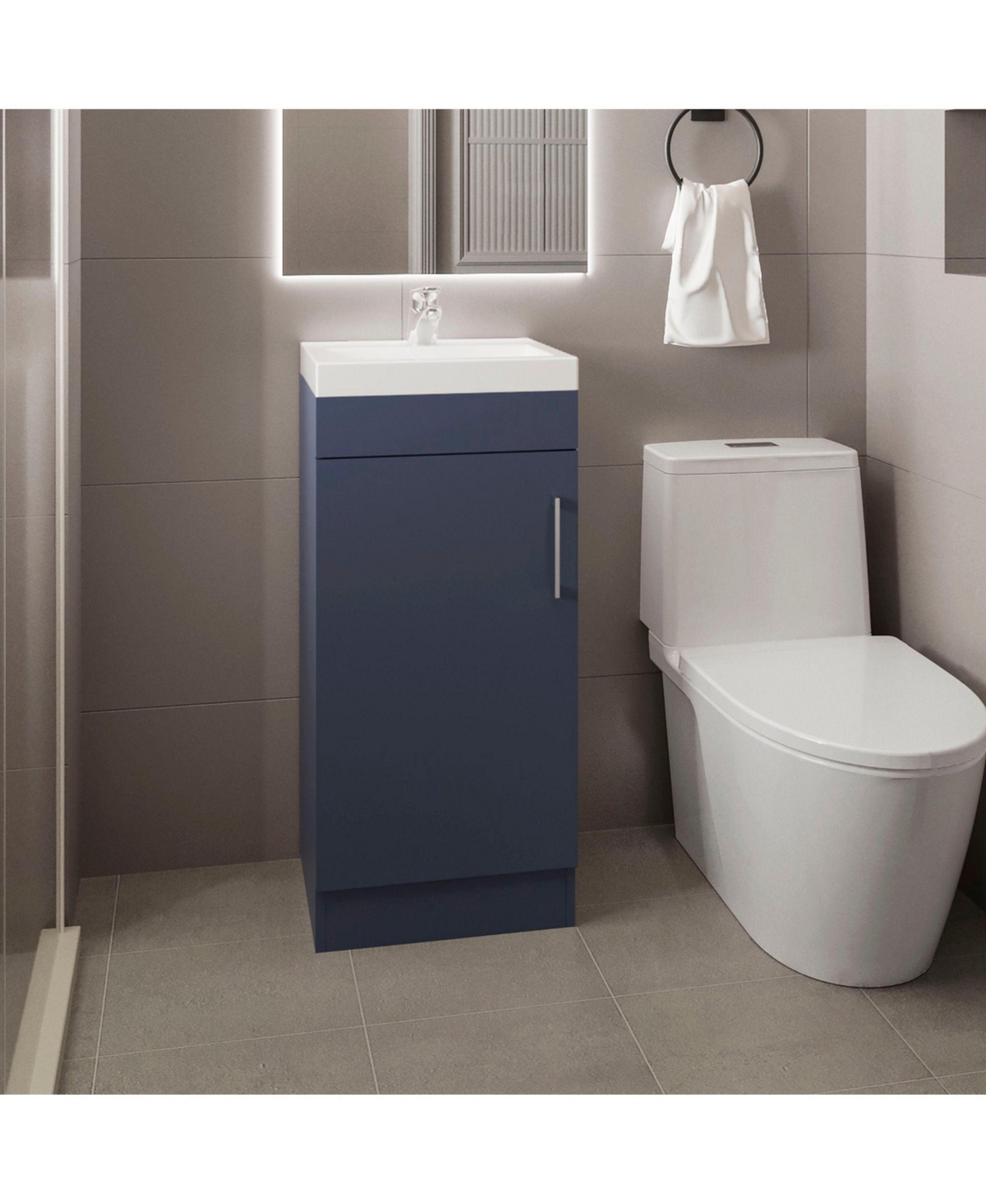 Click here for Depot E-shop Reyno Vanity  1 Door  1 Shelf - Alby... prices