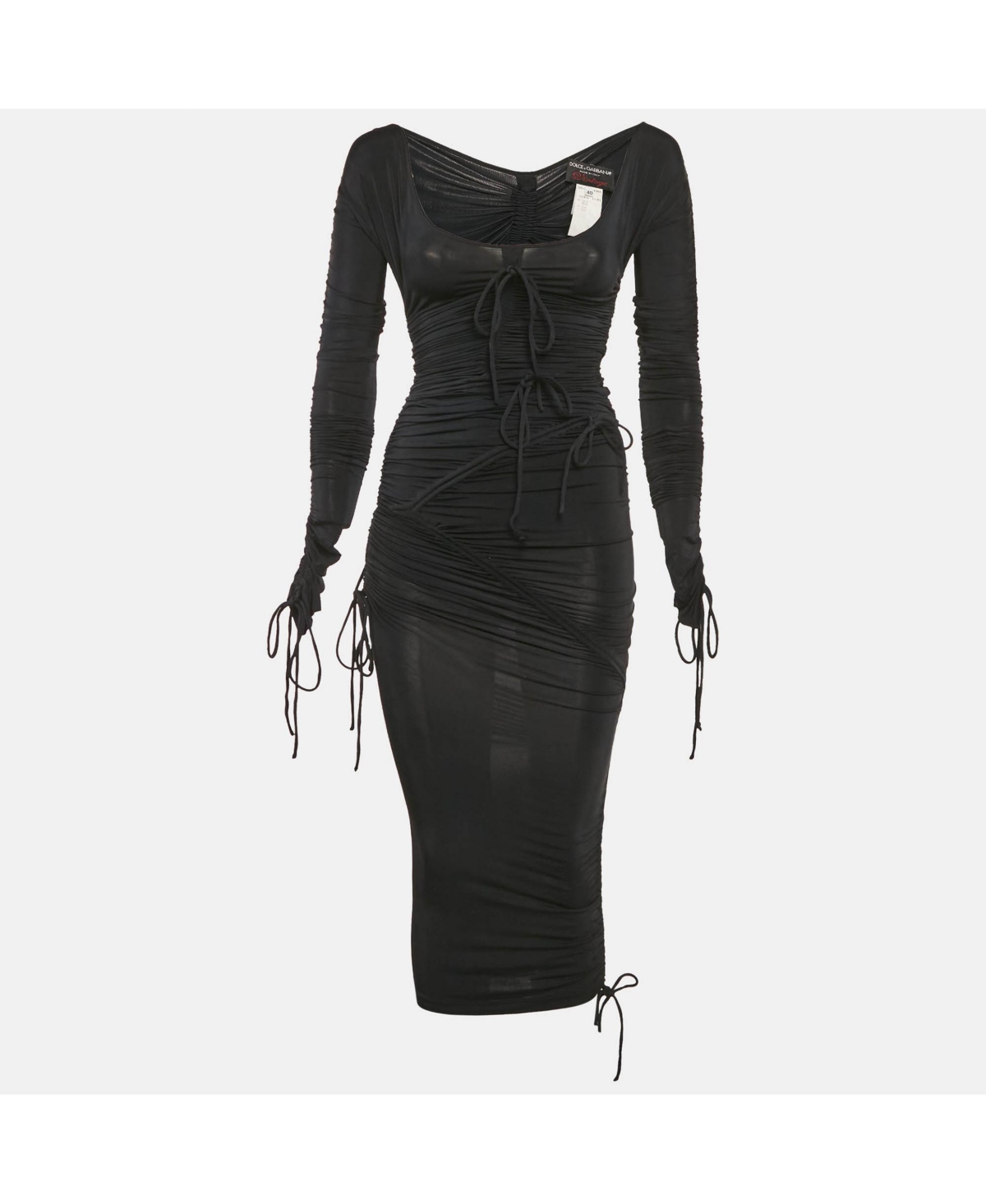 Click here for Pre-Owned Dolce & Gabbana Womens Vintage Black Jer... prices