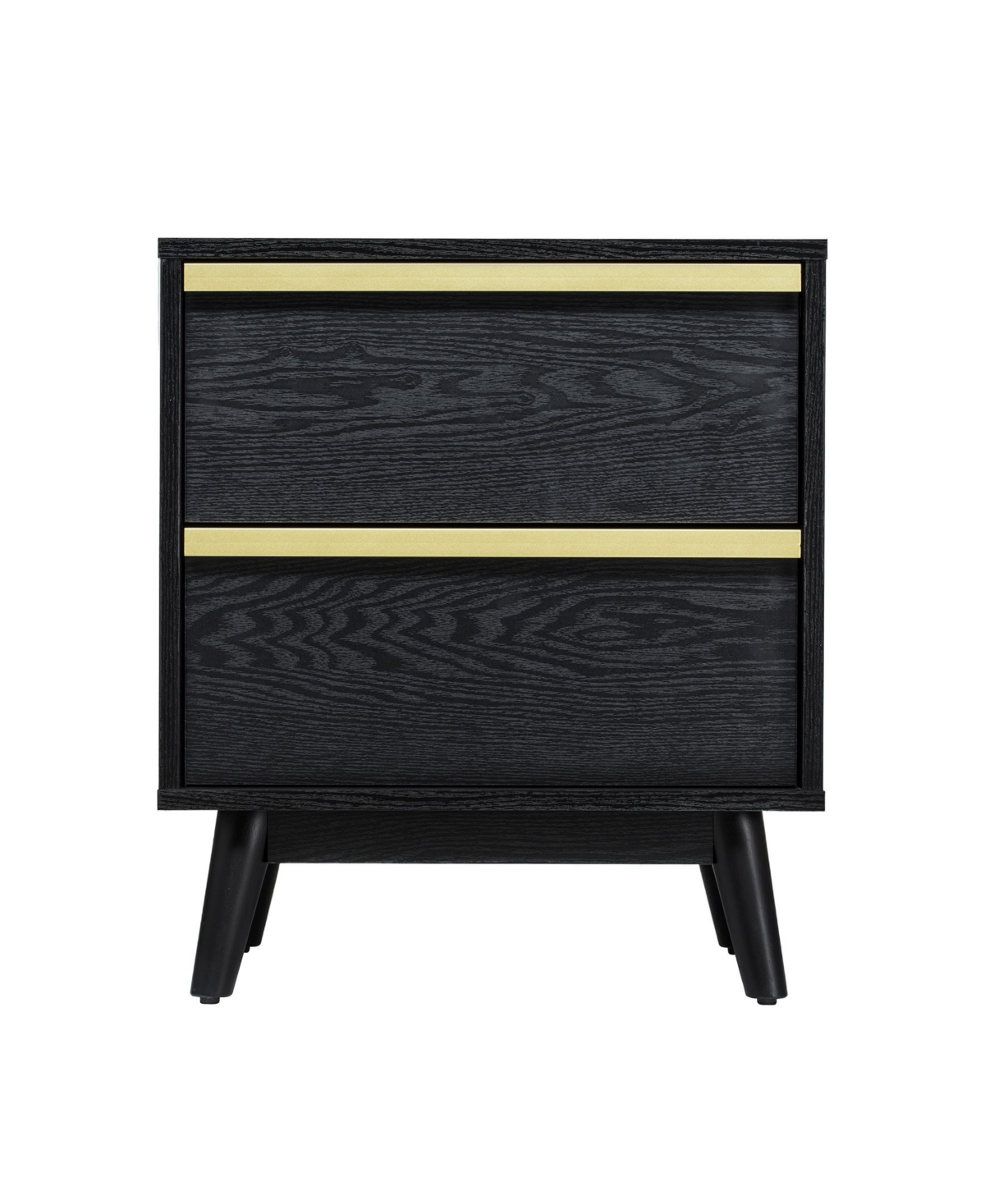 Click here for Sango 22.40 Wood Cortland 2-Drawer Nightstand - Bl... prices