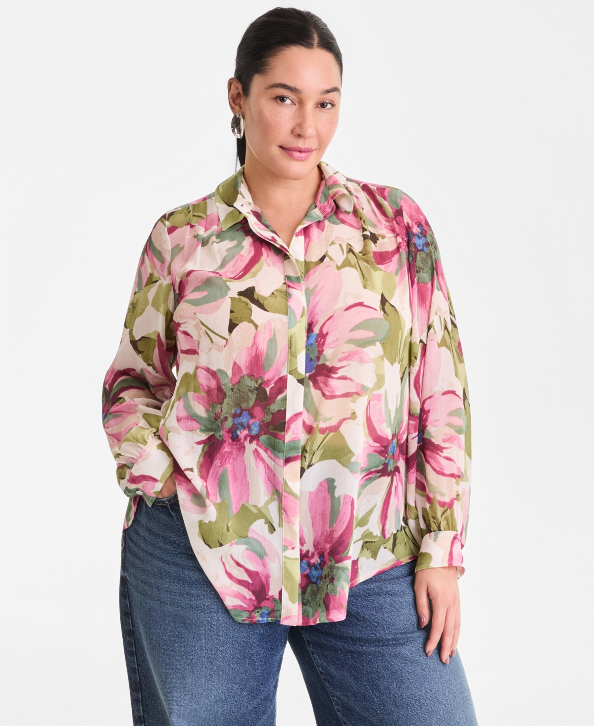 Click here for I.n.c. International Concepts Plus Size Printed Lo... prices