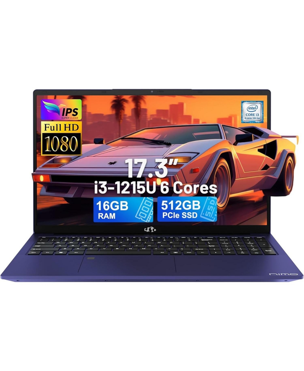 Click here for Nimo 17.3 Ips Fhd-Laptop Intel 6 Cores i3-1215U 16... prices