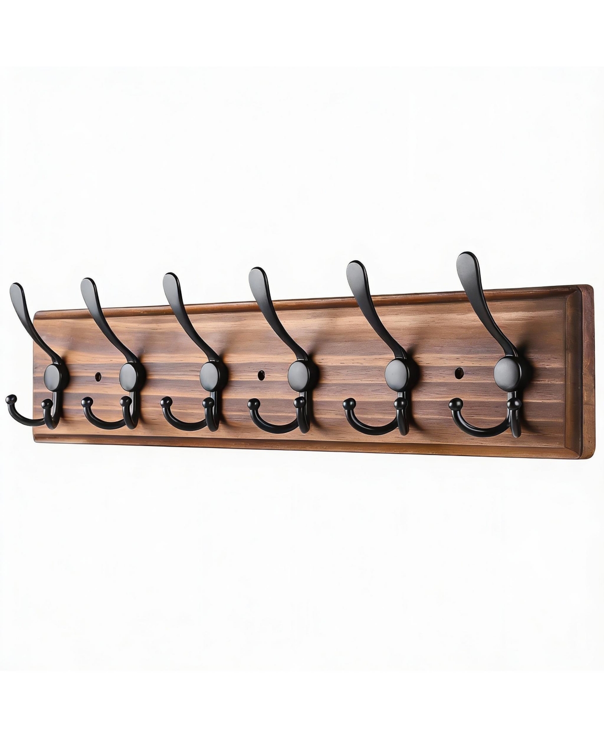Click here for Yigii Wooden Wall Coat Rack with 6 Hooks for Coats... prices