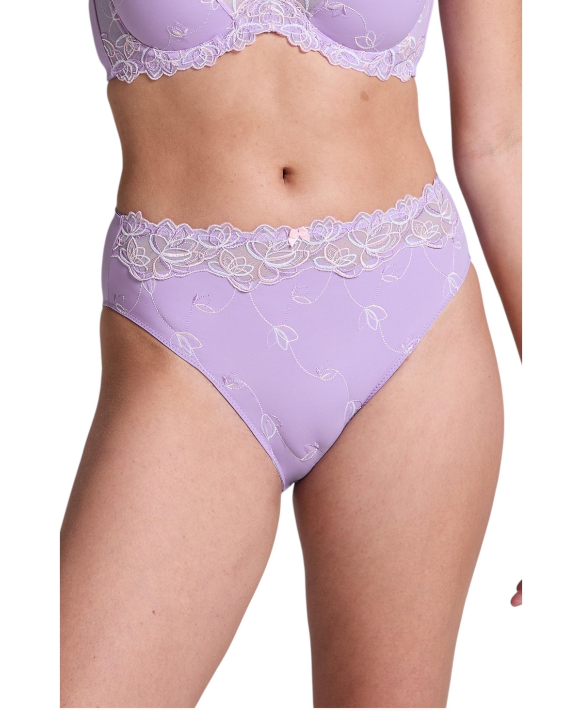 Click here for Hunkemoller Womens Diva High Knickers - Crocus pet... prices