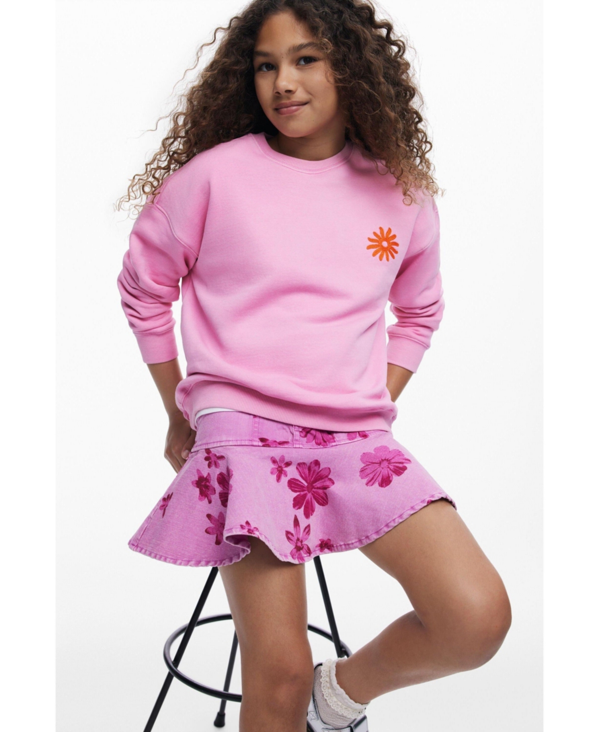 Click here for Desigual Boys Boyss Sweatshirt with sun embroidery... prices