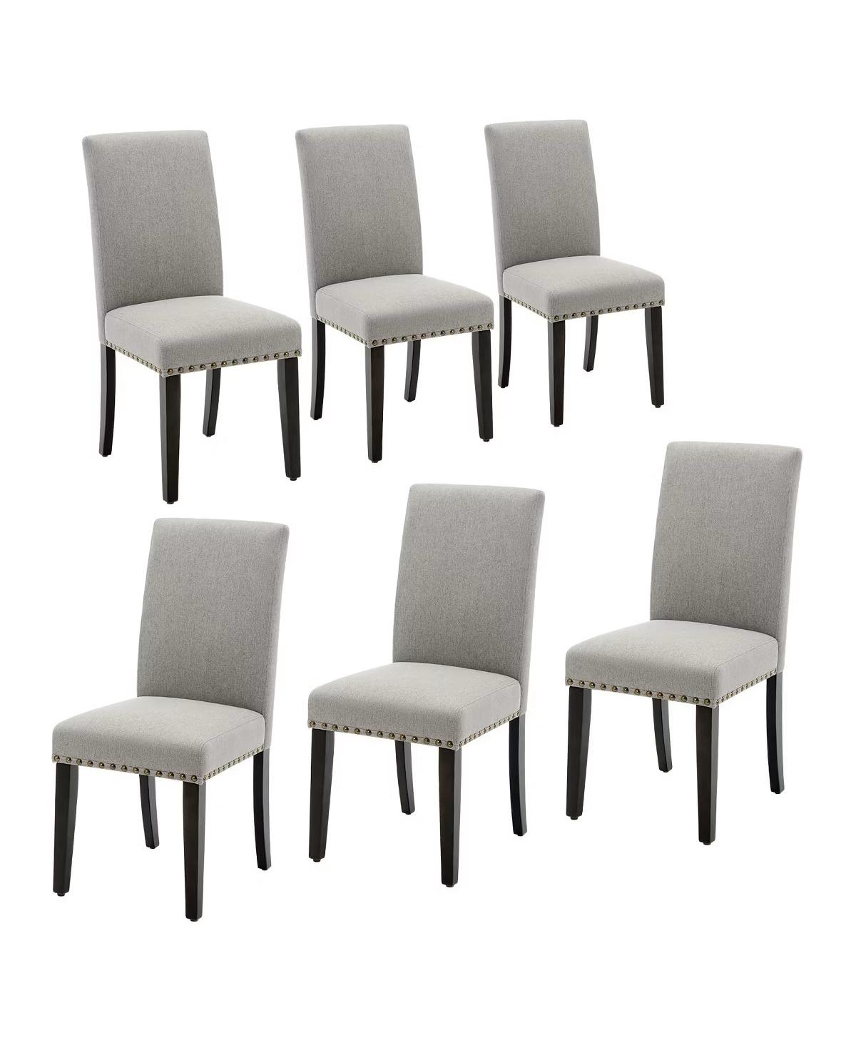 Click here for gaomon Modern Fabric Upholstered Dining Chairs Set... prices