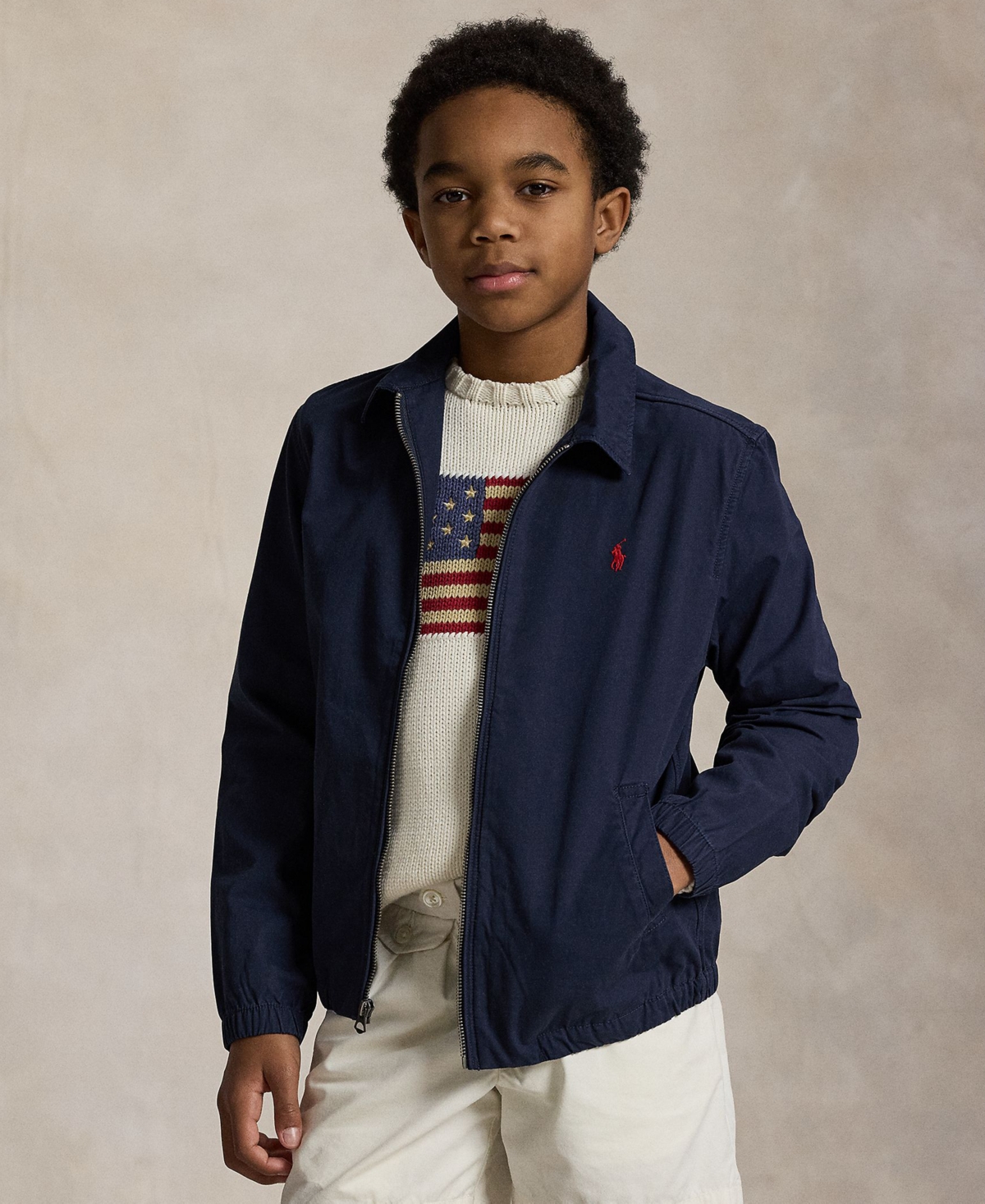 Click here for Polo Ralph Lauren Big Boys The Bayport Cotton Popl... prices
