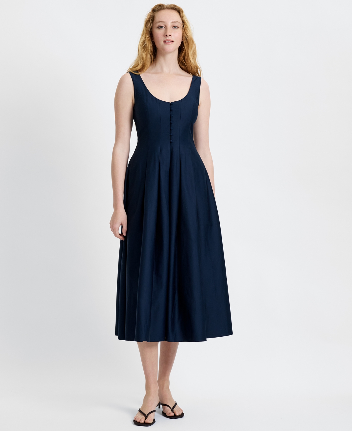 Click here for French Connection Womens Satin Fit And Flare Scoop... prices