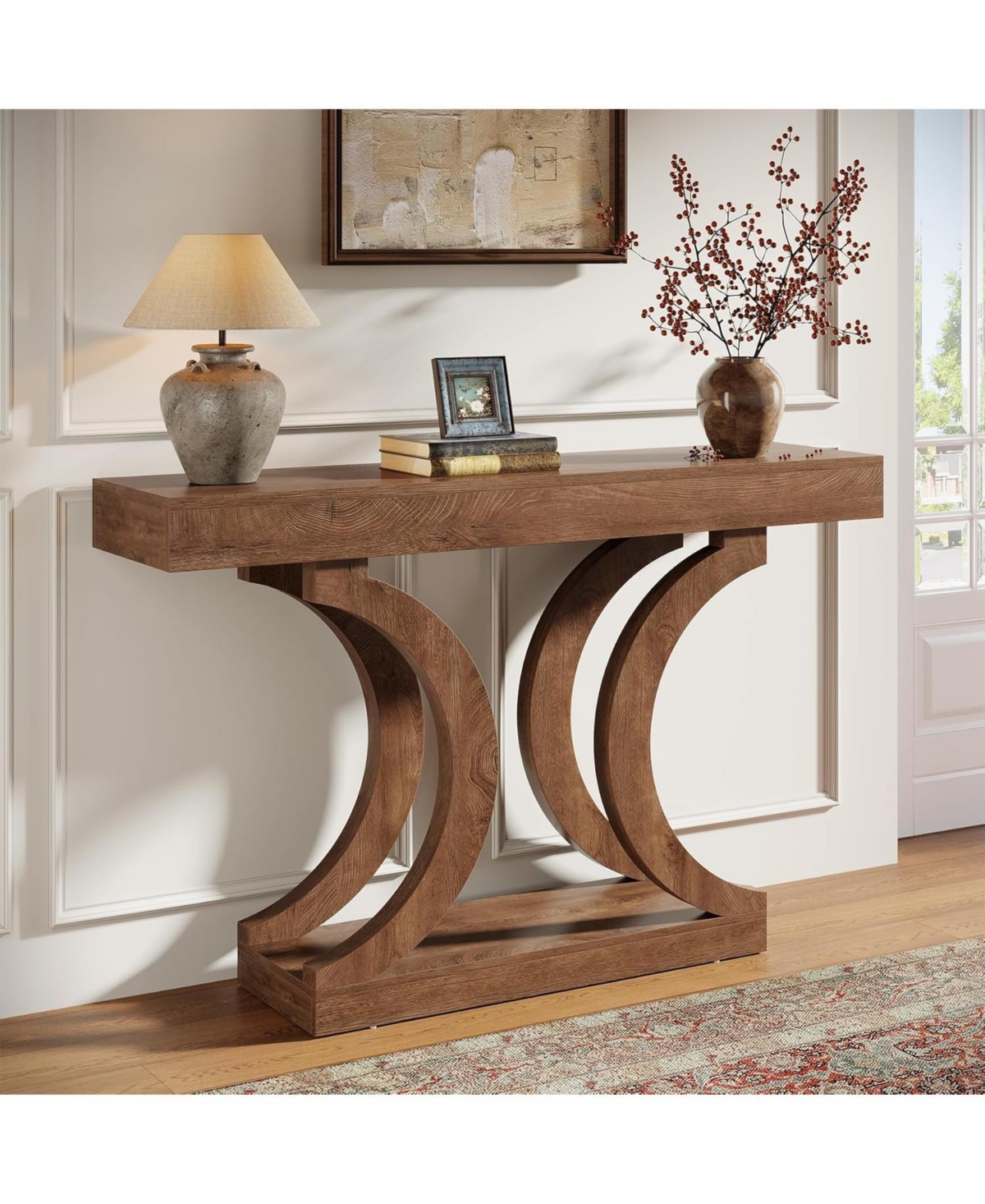 Click here for Tribesigns 43.31-Inch Farmhouse Console Table for... prices