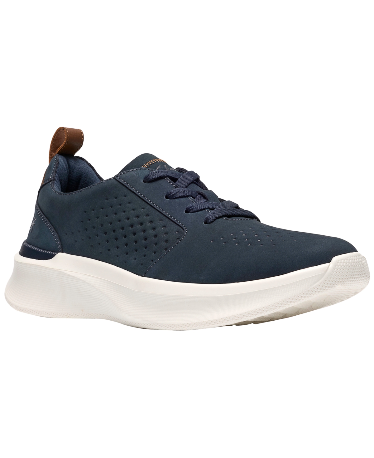Click here for Clarks Mens Solevana Round Toe Sneakers - Navy prices