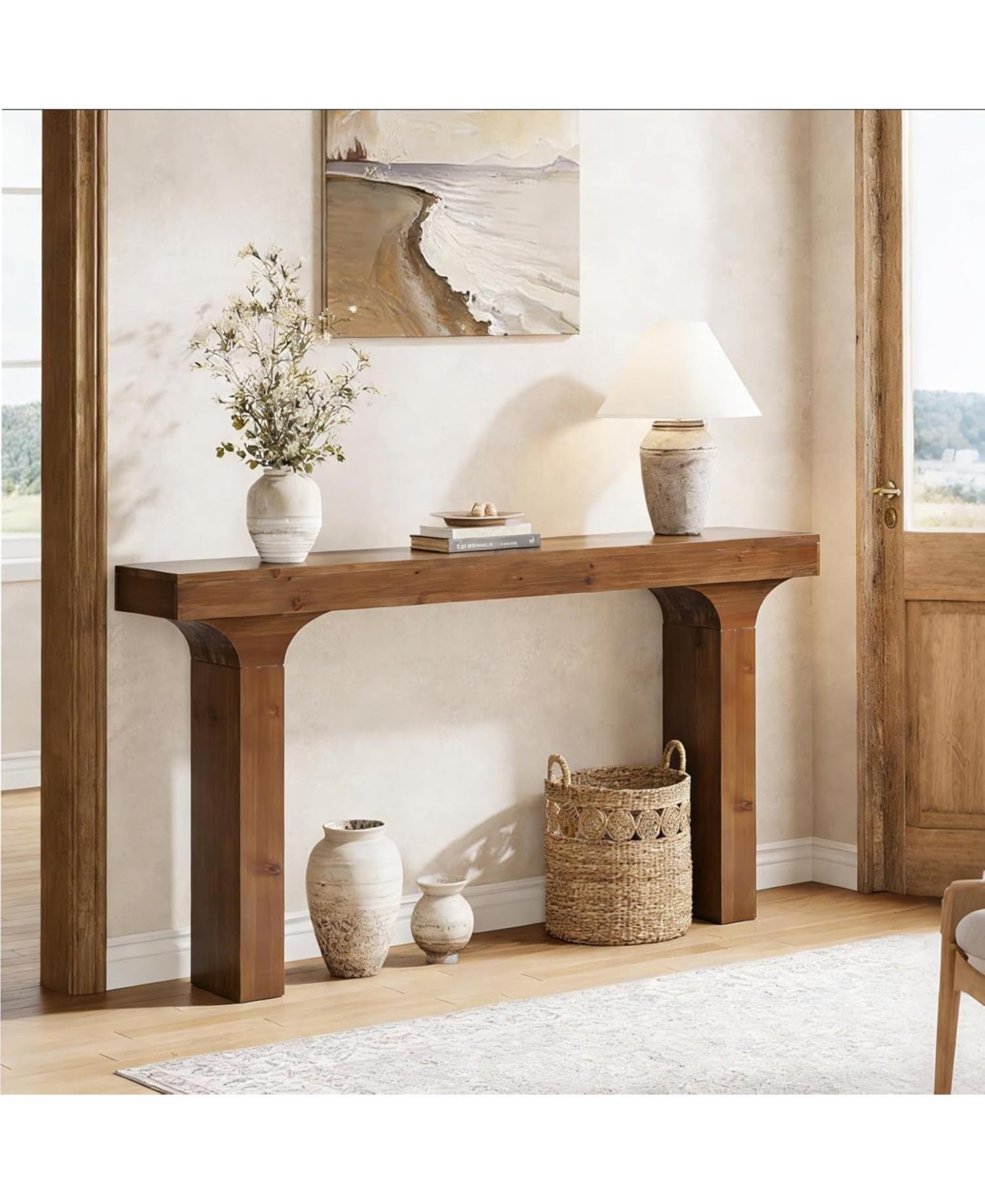 Click here for Tribesigns Solid Wood Console Table  59" Long... prices