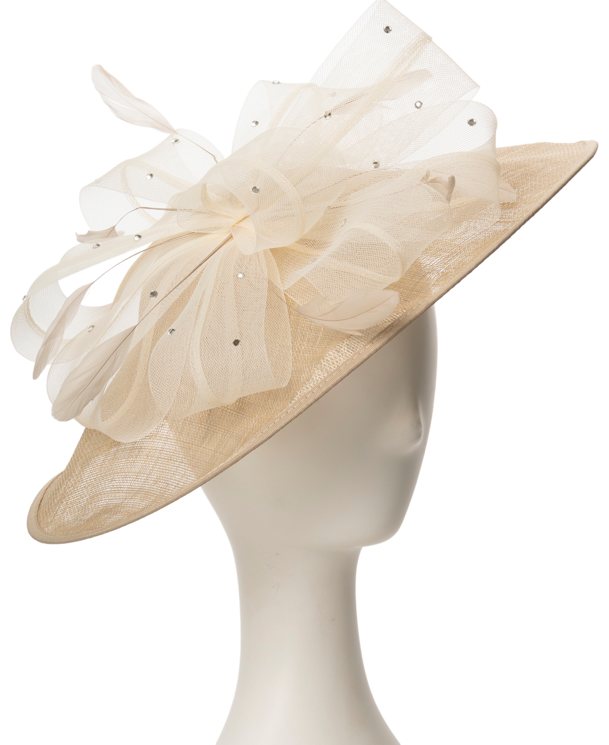 Click here for August Hats Sinamay Imitation Pearl Fascinator Hat... prices
