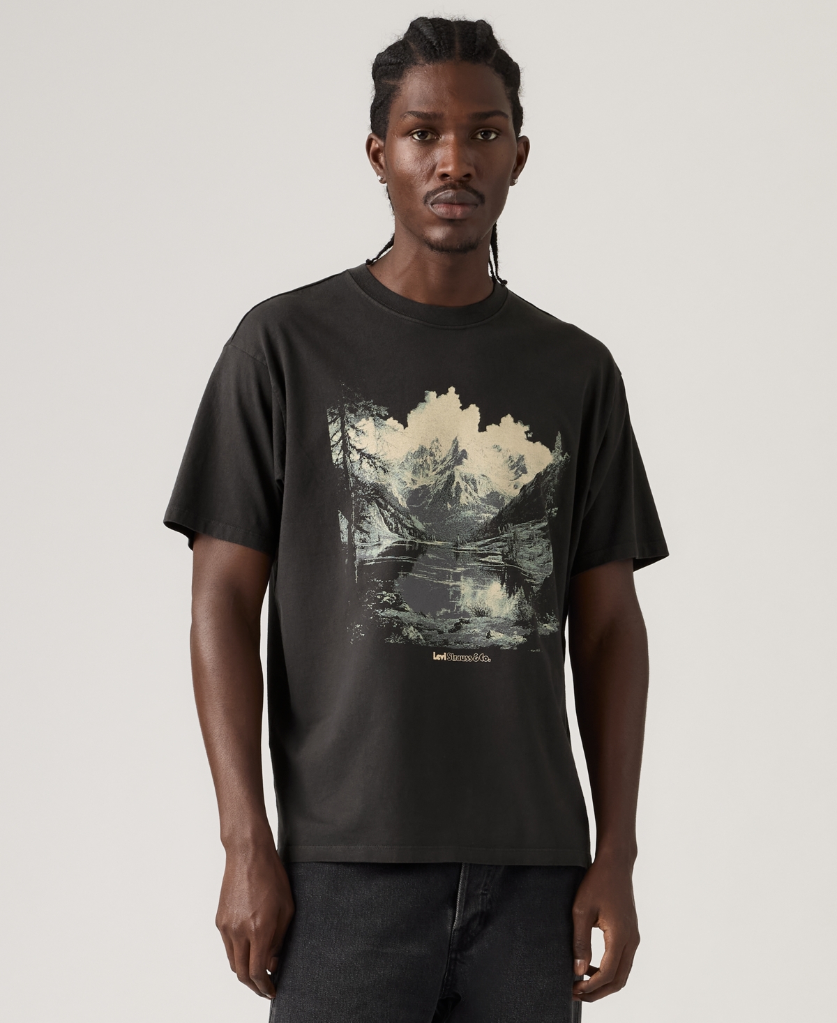 Click here for Levis Mens Graphic Vintage Relaxed-Fit T-Shirt - P... prices