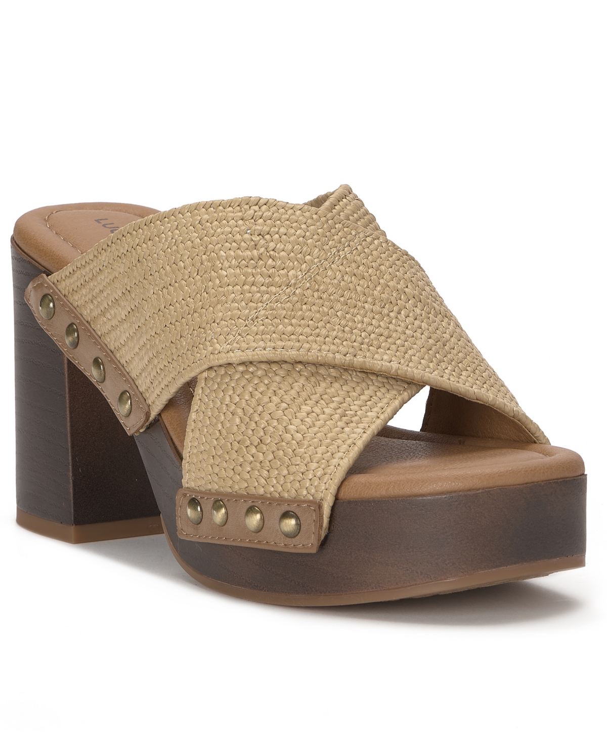 Click here for Lucky Brand Womens Casyna Criss-Cross Woven Strap... prices