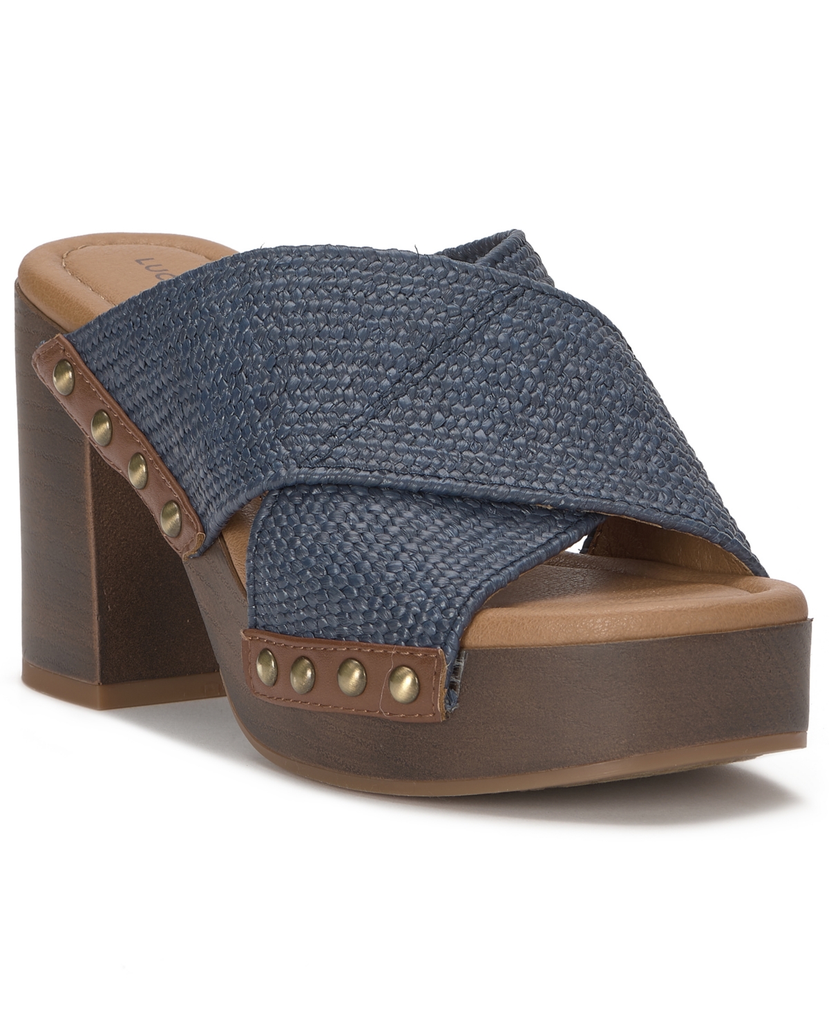 Click here for Lucky Brand Womens Casyna Criss-Cross Woven Strap... prices