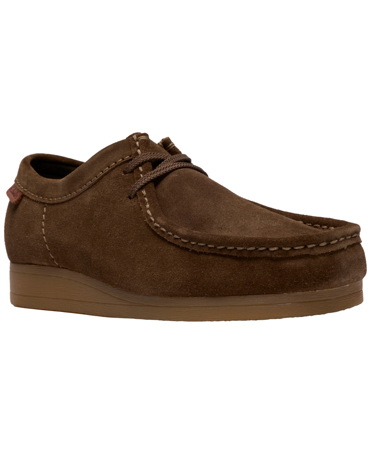 Click here for Clarks Mens Wallaston Low Lace-Up Shoes - Olive Su... prices