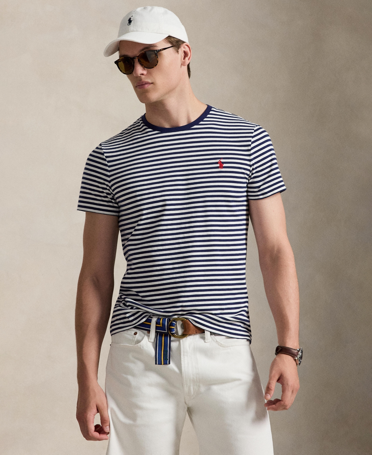 Click here for Polo Ralph Lauren Mens Classic-Fit Striped Cotton... prices