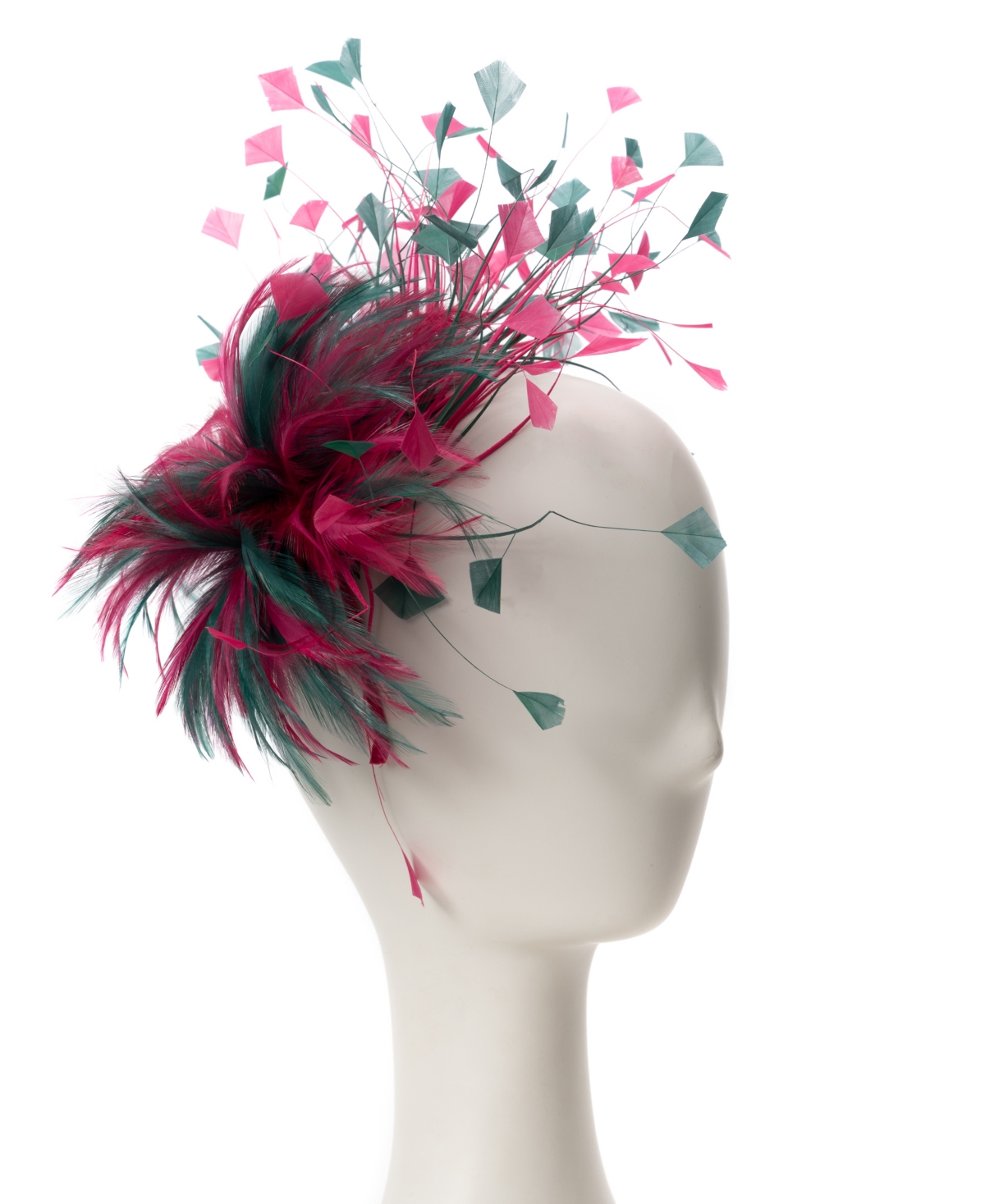 Click here for August Hats Multi-Feather Fascinator Hat - Turquoi... prices