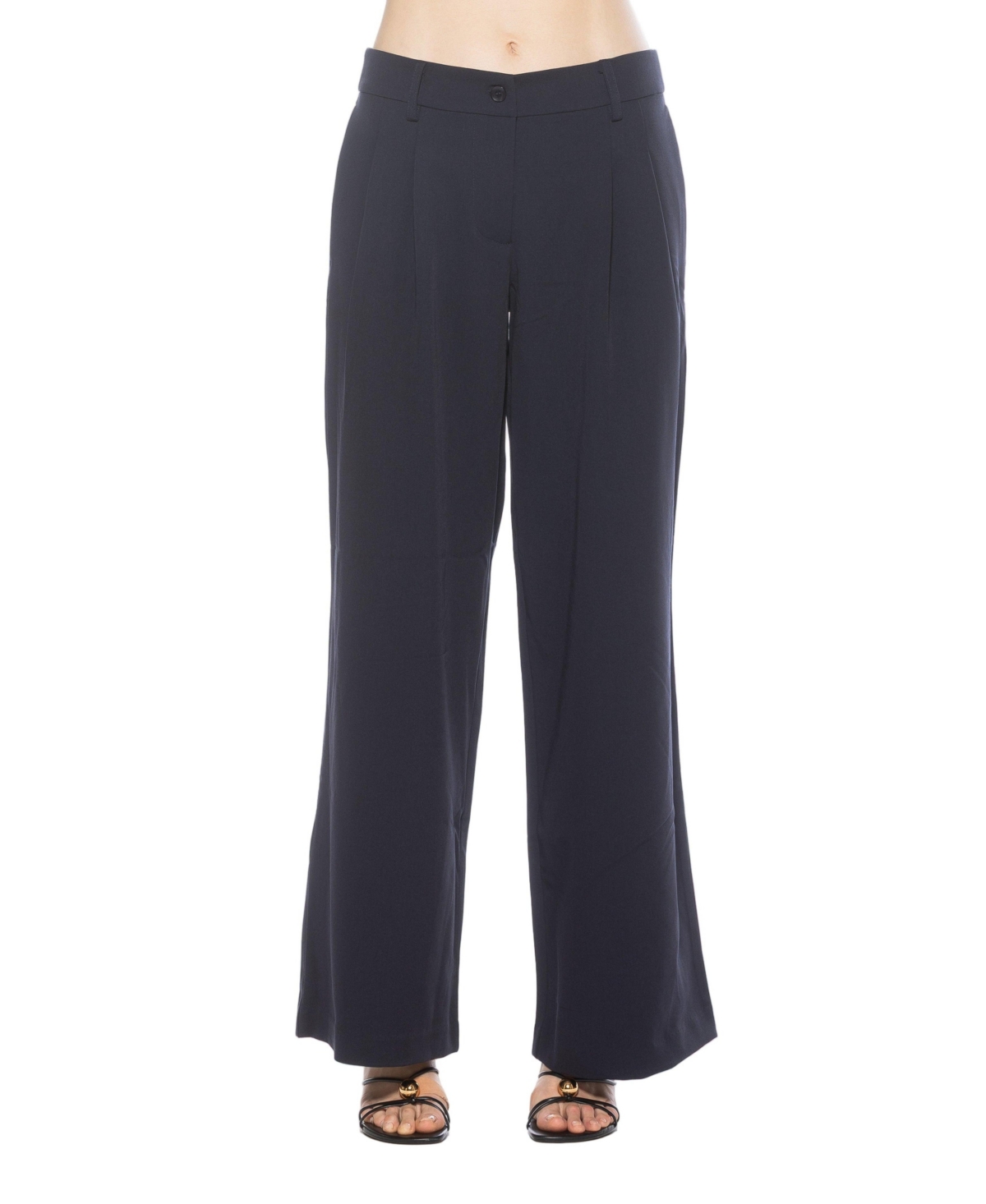 Click here for Alexia Admor Womens Quinn Pleated Wide Leg Pants -... prices