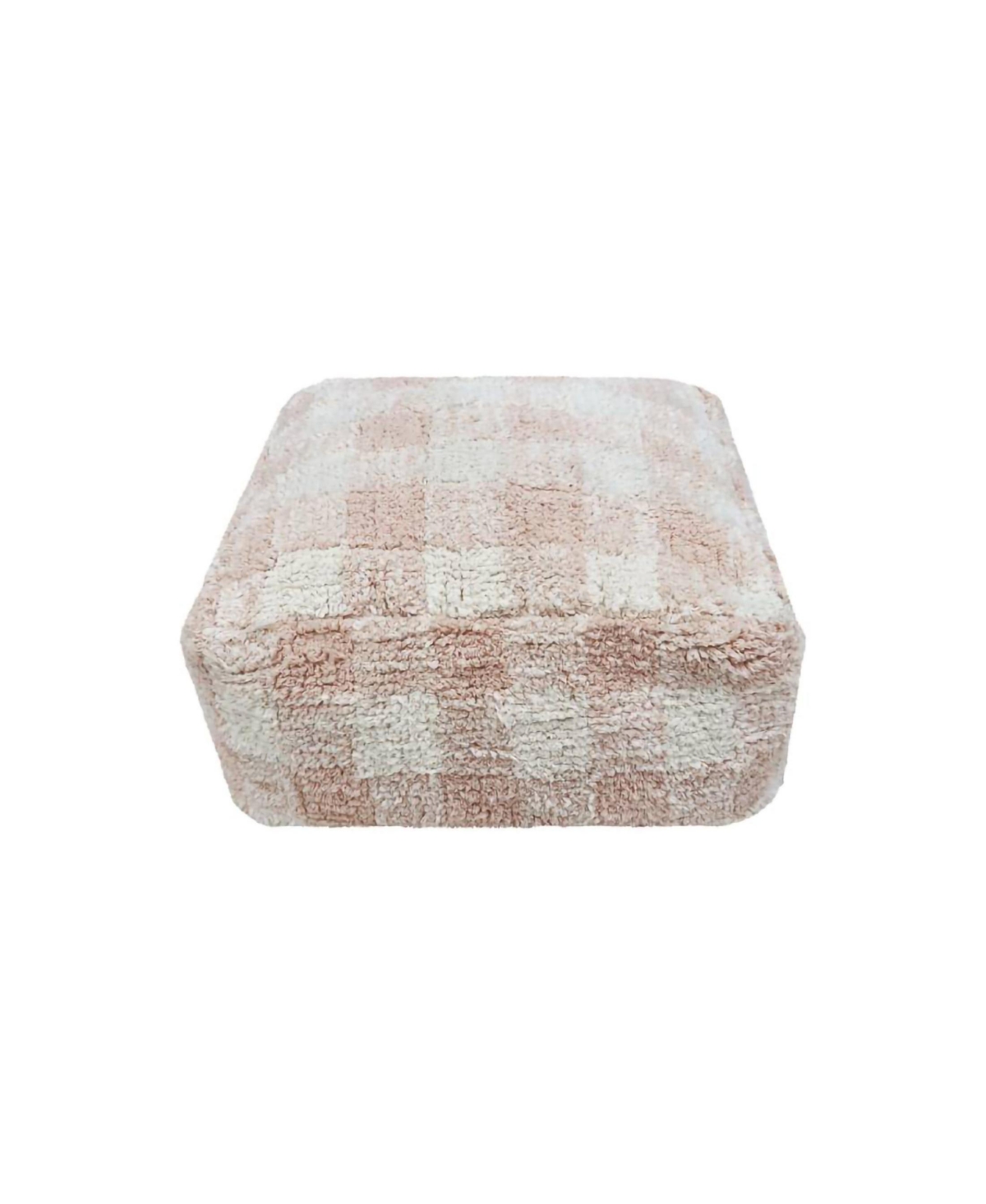Click here for Lorena Canals Pouf Vichy Honey Pillow - Rose prices