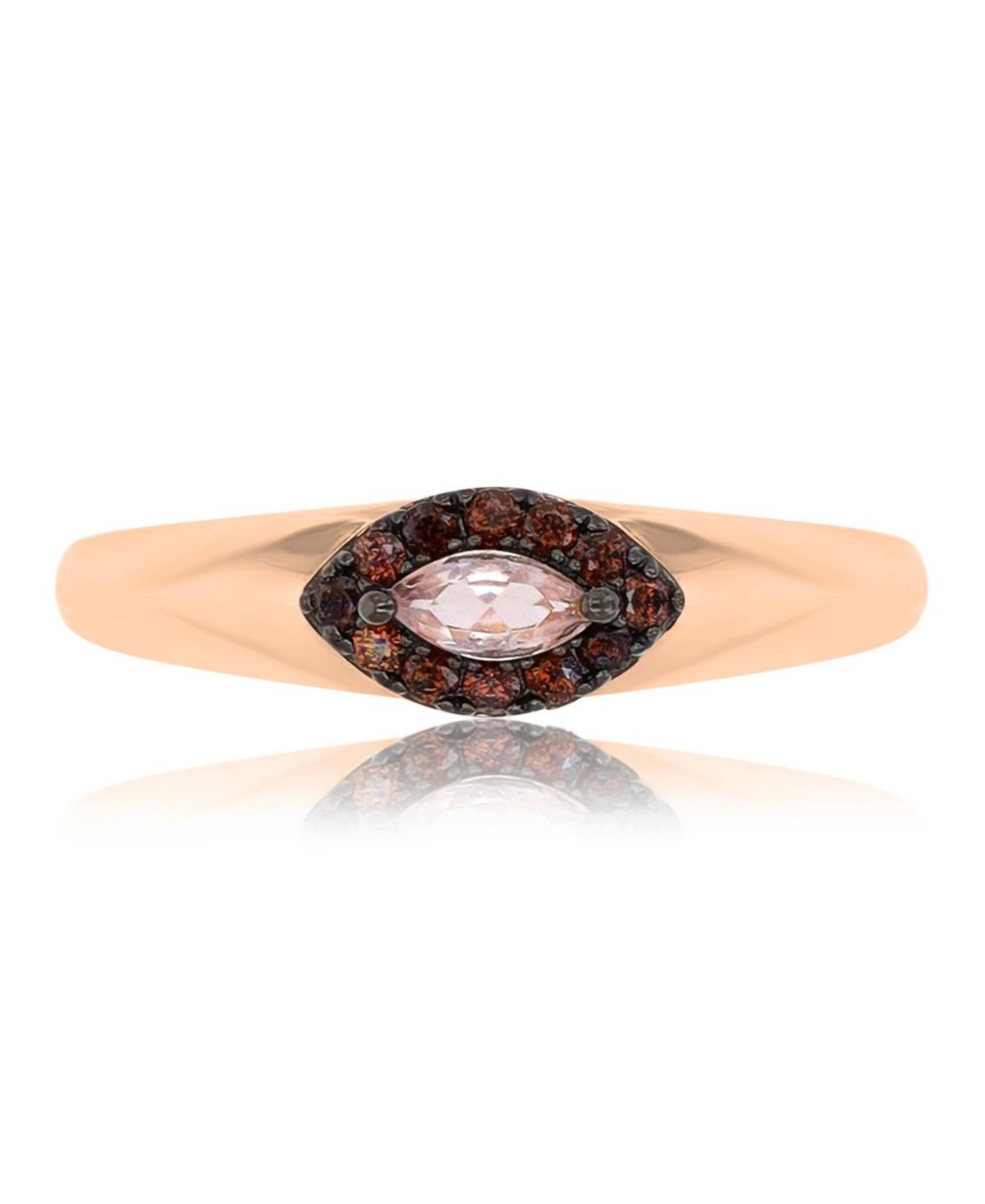 Click here for Macys Morganite (0.48 ct. t.w.) & Coffee Cubic Zir... prices