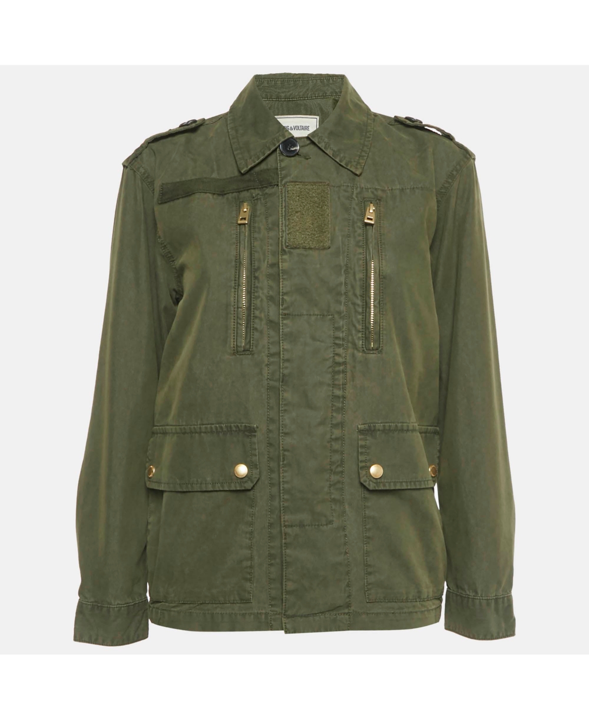 Click here for Pre-Owned Zadig & Voltaire Green Cotton Lava Jacke... prices