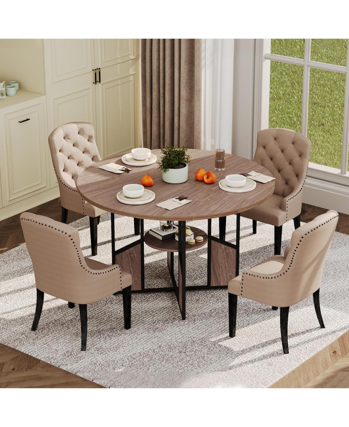 Click here for Gaomon Kitchen Table 47 Inch Round Dining Table fo... prices