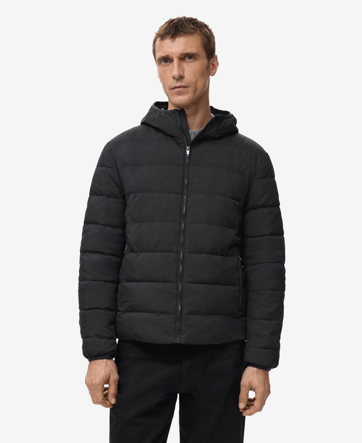 Click here for Mango Mens Down And Feather Filling Quilted Jacket... prices