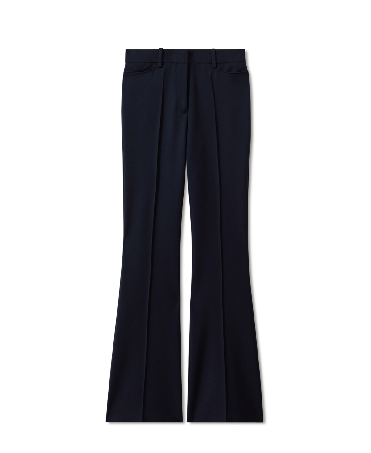 Click here for Reiss Womens Flared Suit Pants - Navy prices
