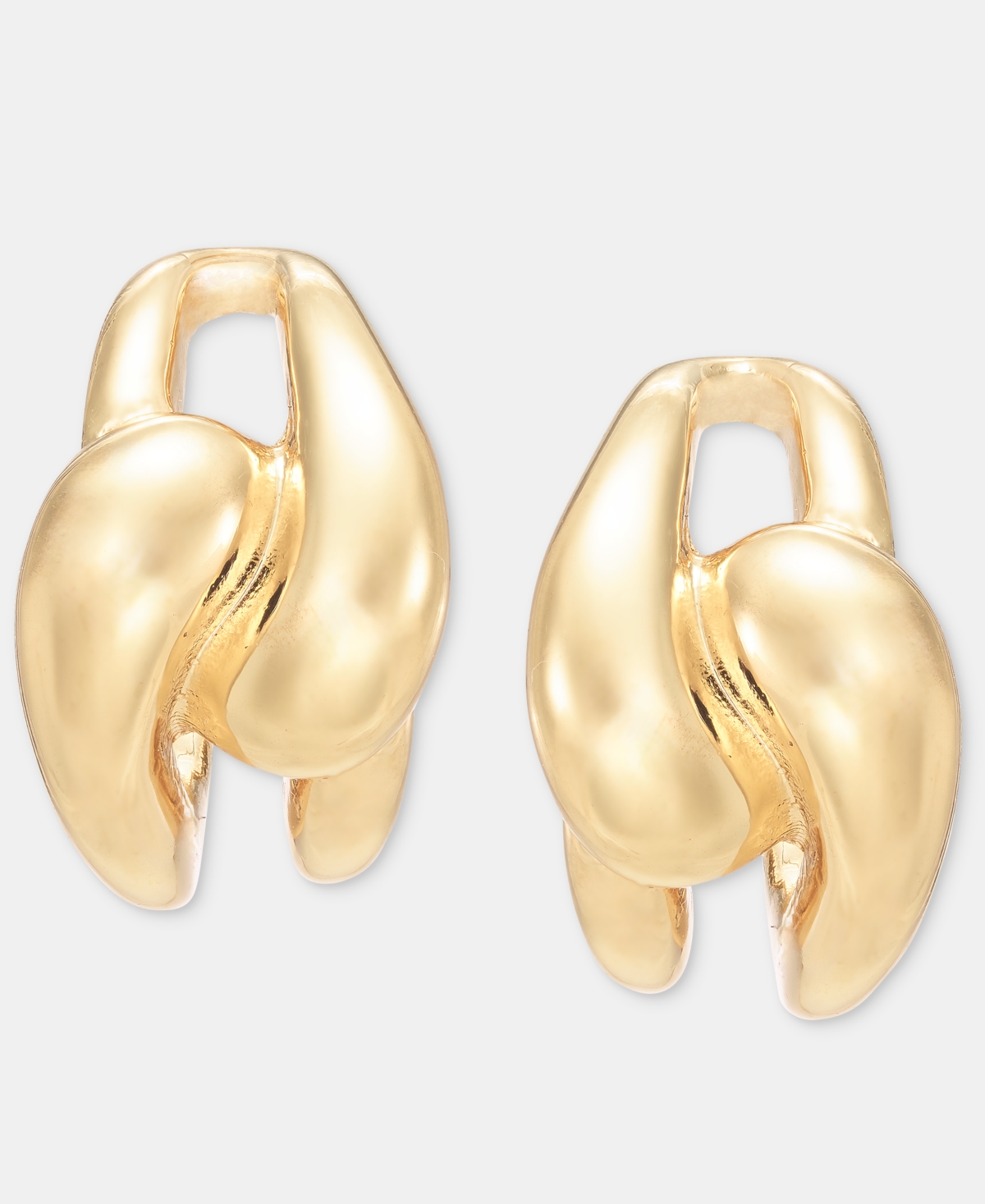 Click here for Anne Klein Small Twisted C-Hoop Earrings  0.52 - G... prices