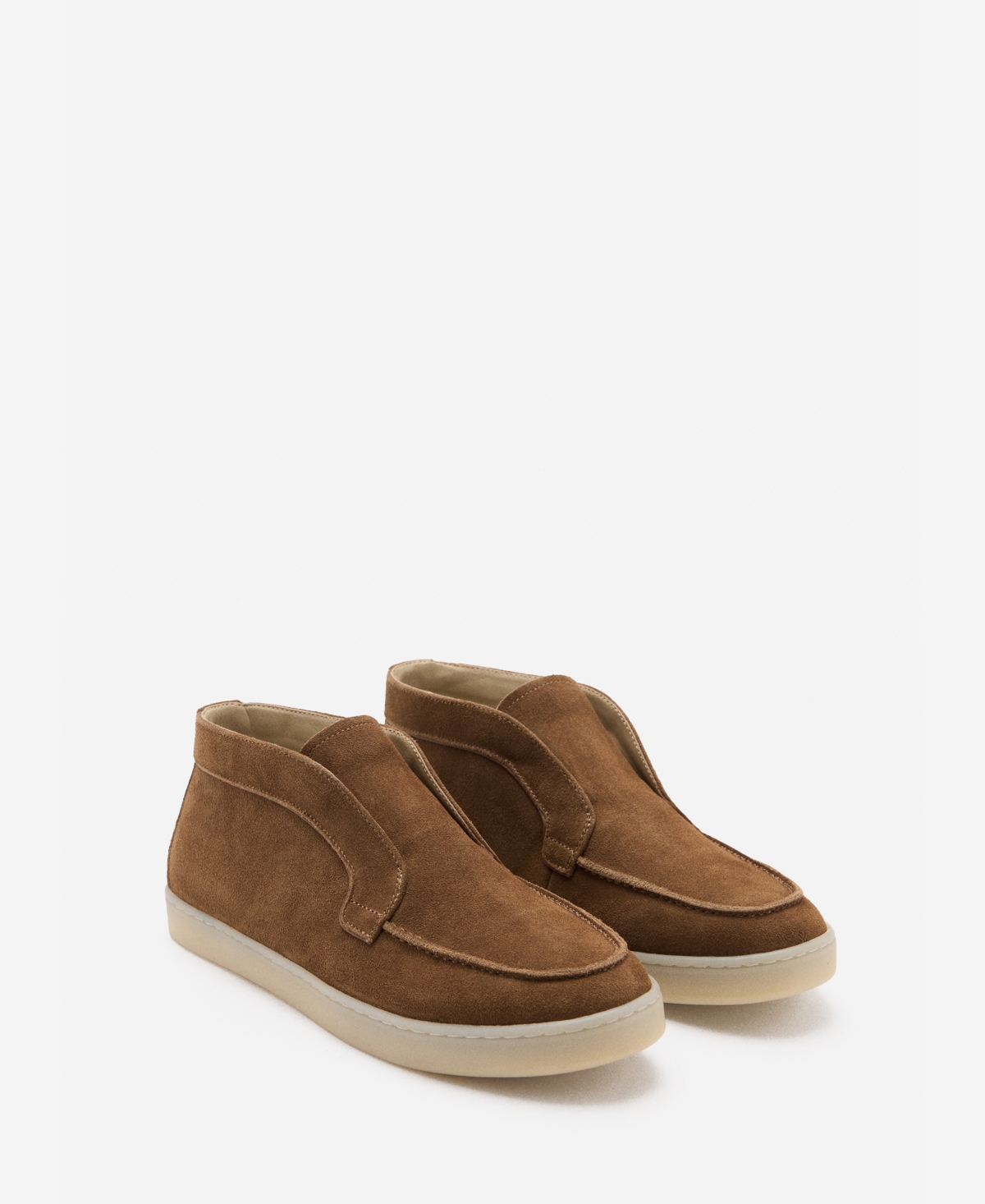 Click here for Mango Mens Suede Leather Ankle Boots - Brown prices
