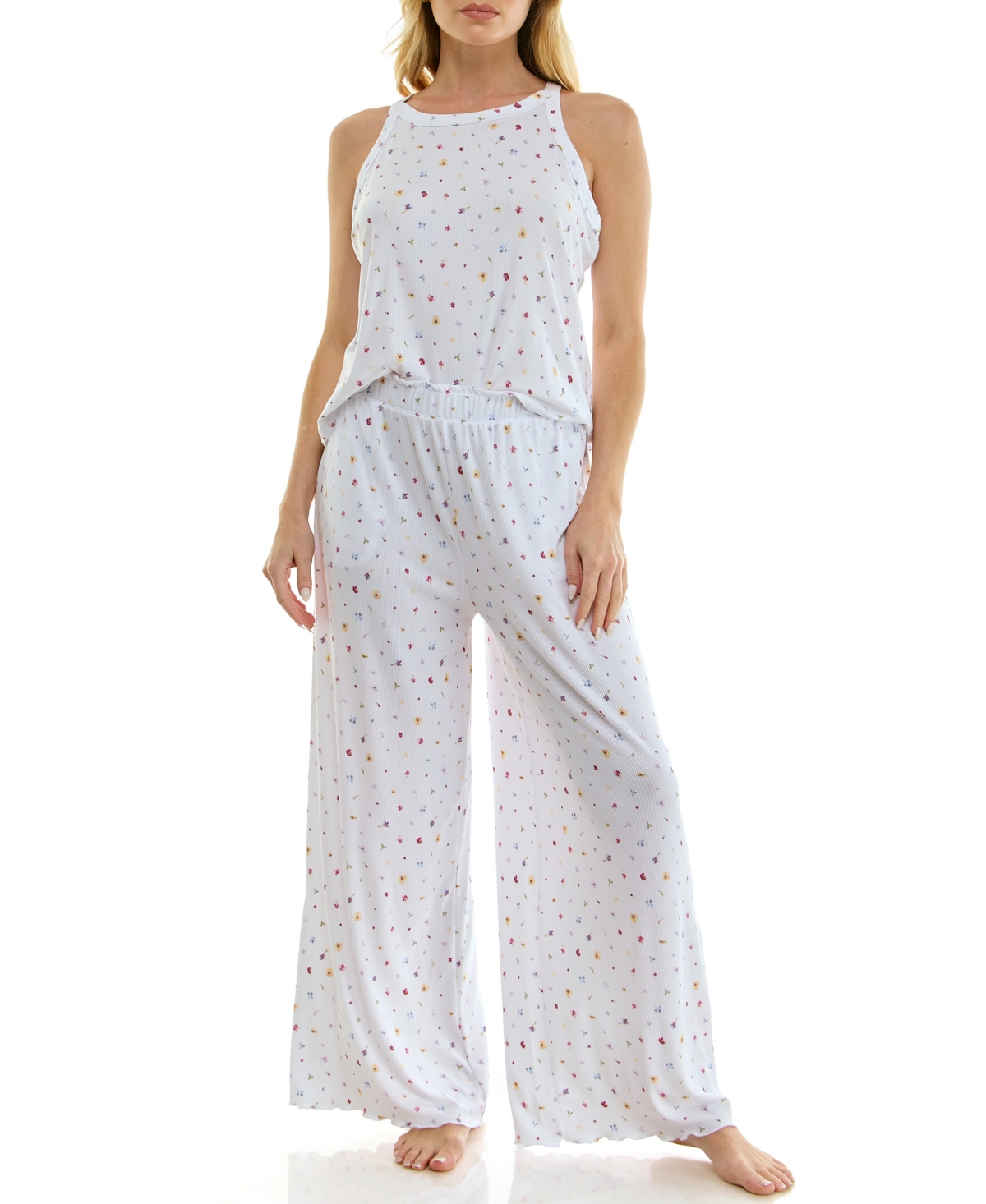 Click here for Roudelain Womens High Neck Tank Top & Pants  2-Pie... prices