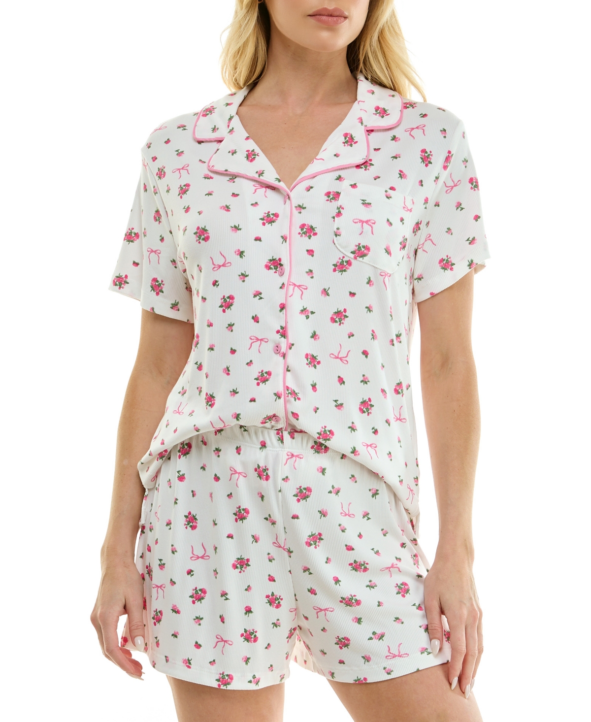 Click here for Sincerely Jules Womens Wonder Rib Notch Collar Top... prices