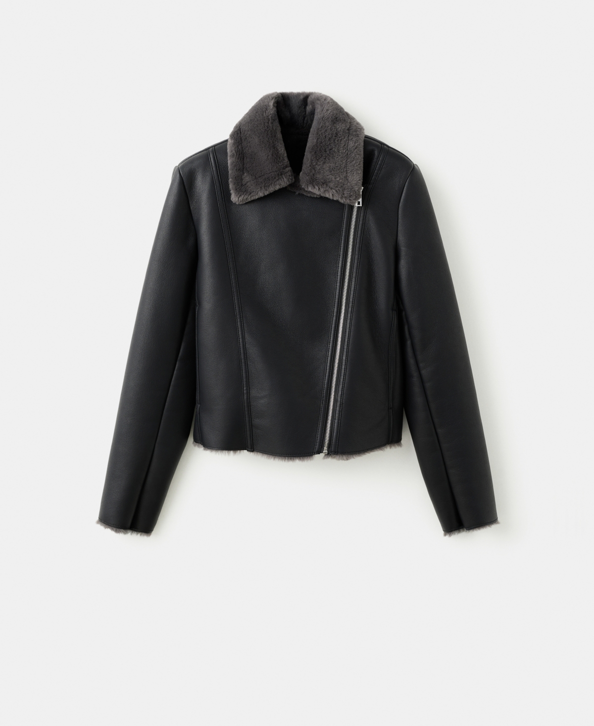 Click here for Mango Womens Biker Jacket - Black prices