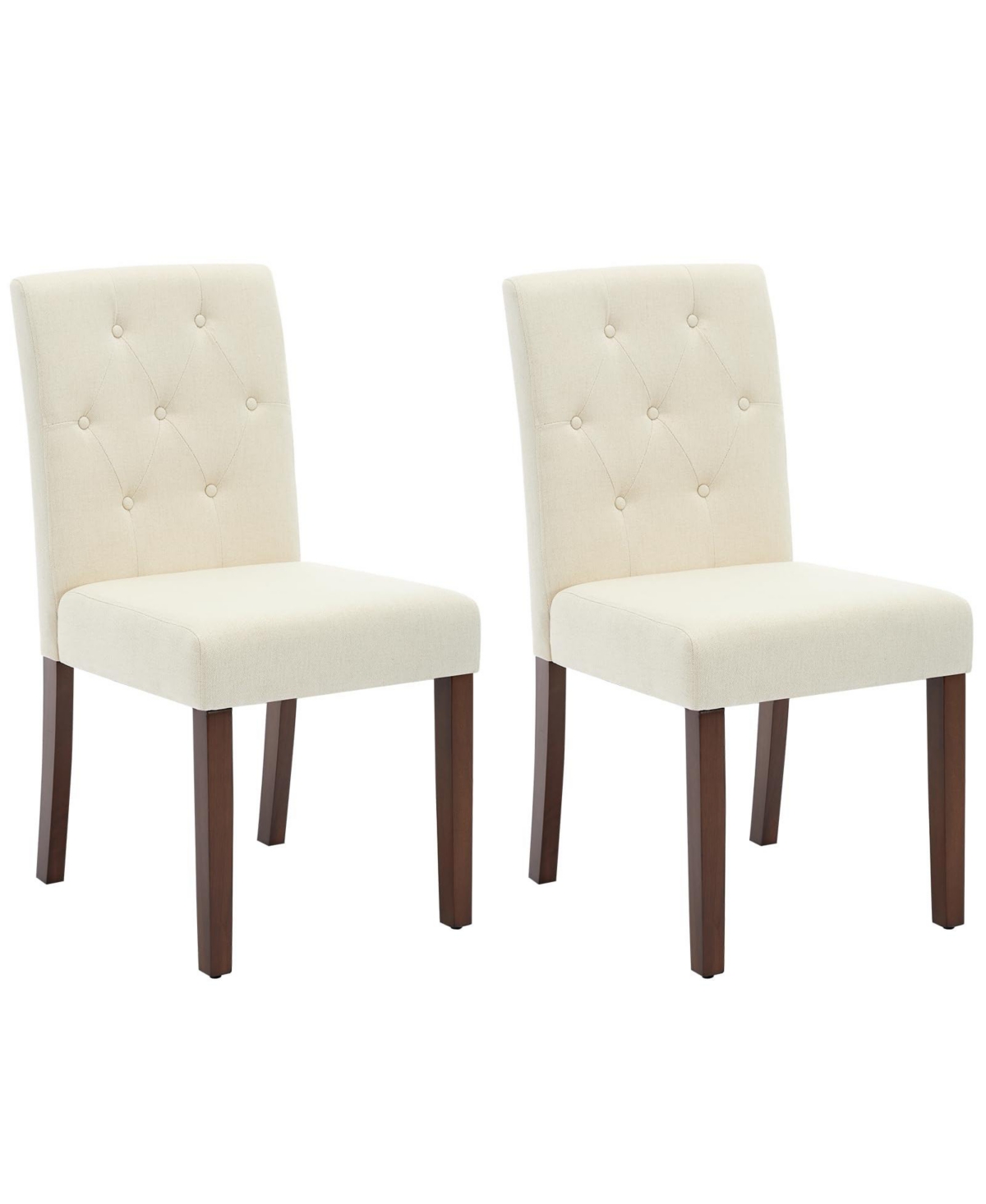 Click here for gaomon Set of 2 Modern Fabric Upholstered Dining C... prices