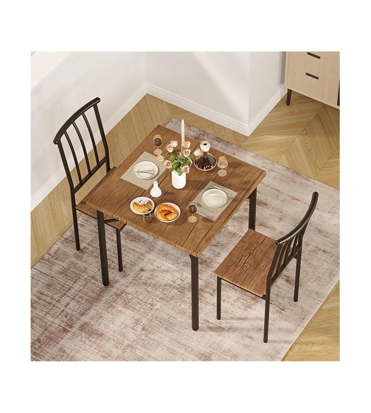 Click here for Gaomon Kitchen Table Dining Table Set 3 Piece Dini... prices