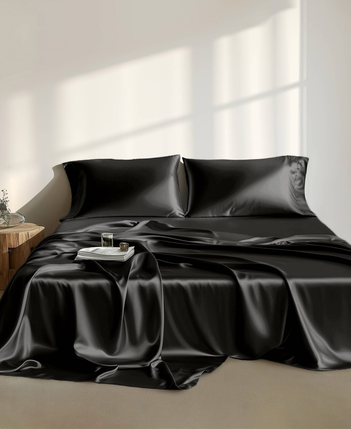 Click here for Madison Park Essentials Satin 7-Pc. Sheet Set  Spl... prices