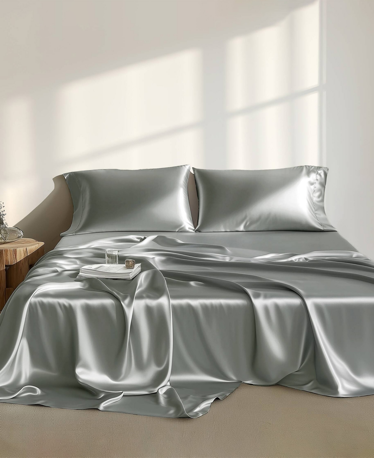 Click here for Madison Park Essentials Satin 7-Pc. Sheet Set  Spl... prices