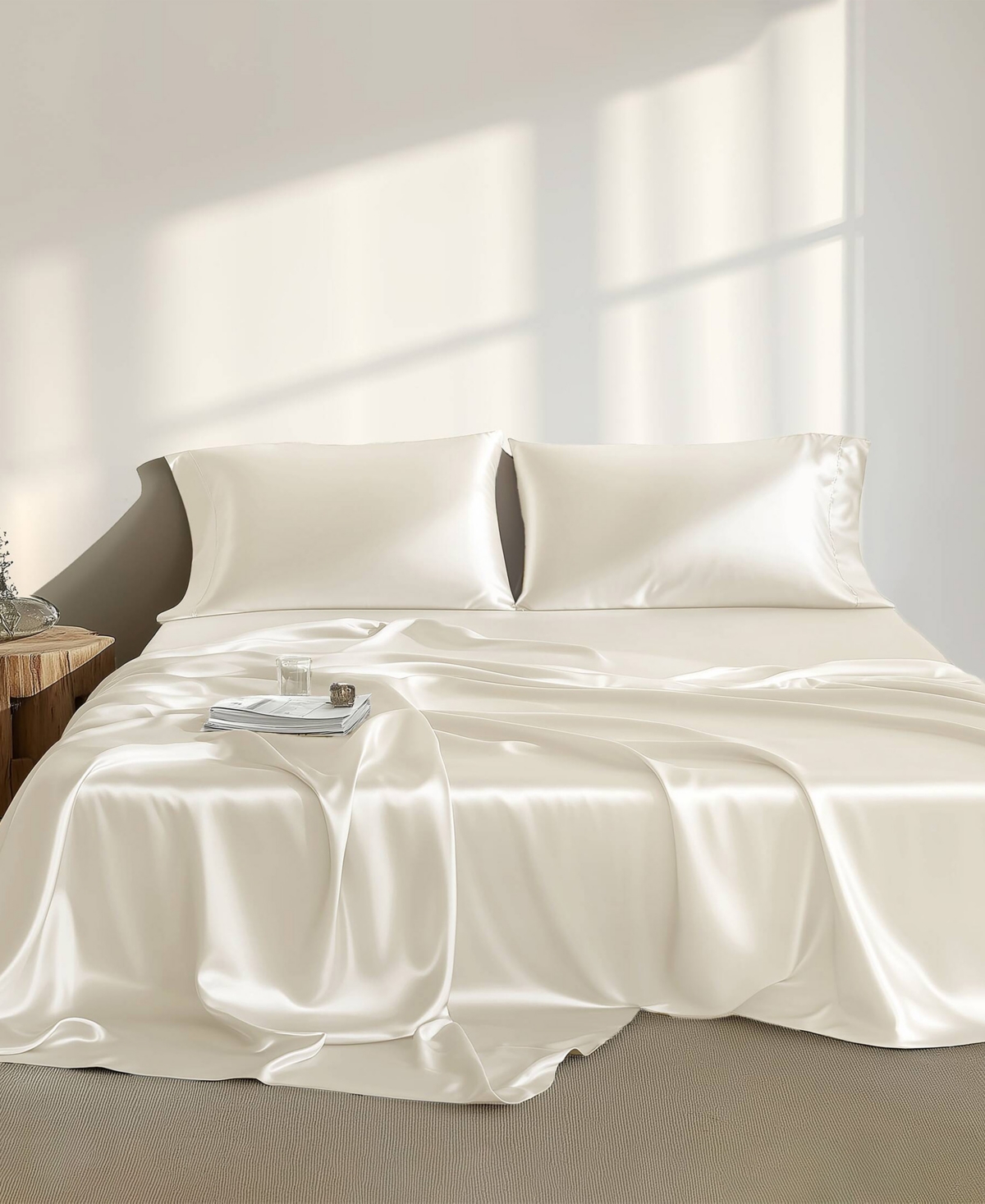 Click here for Madison Park Essentials Satin 7-Pc. Sheet Set  Spl... prices