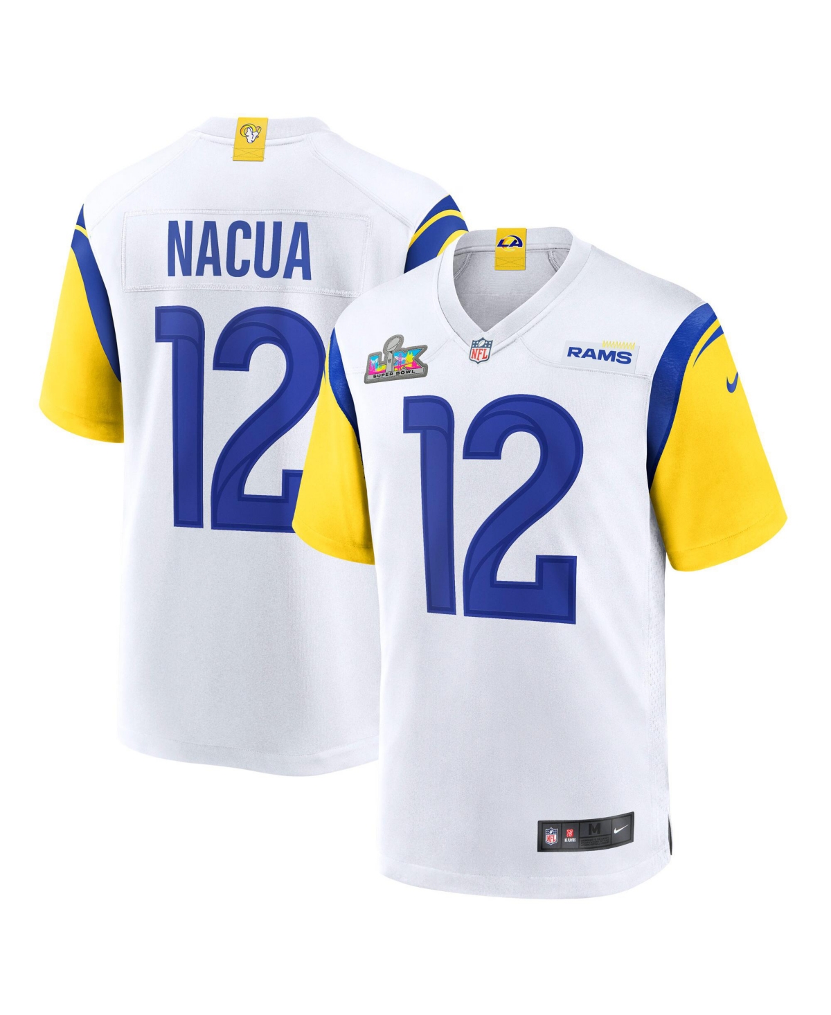Click here for Nike Mens Puka Nacua White Los Angeles Rams Super... prices