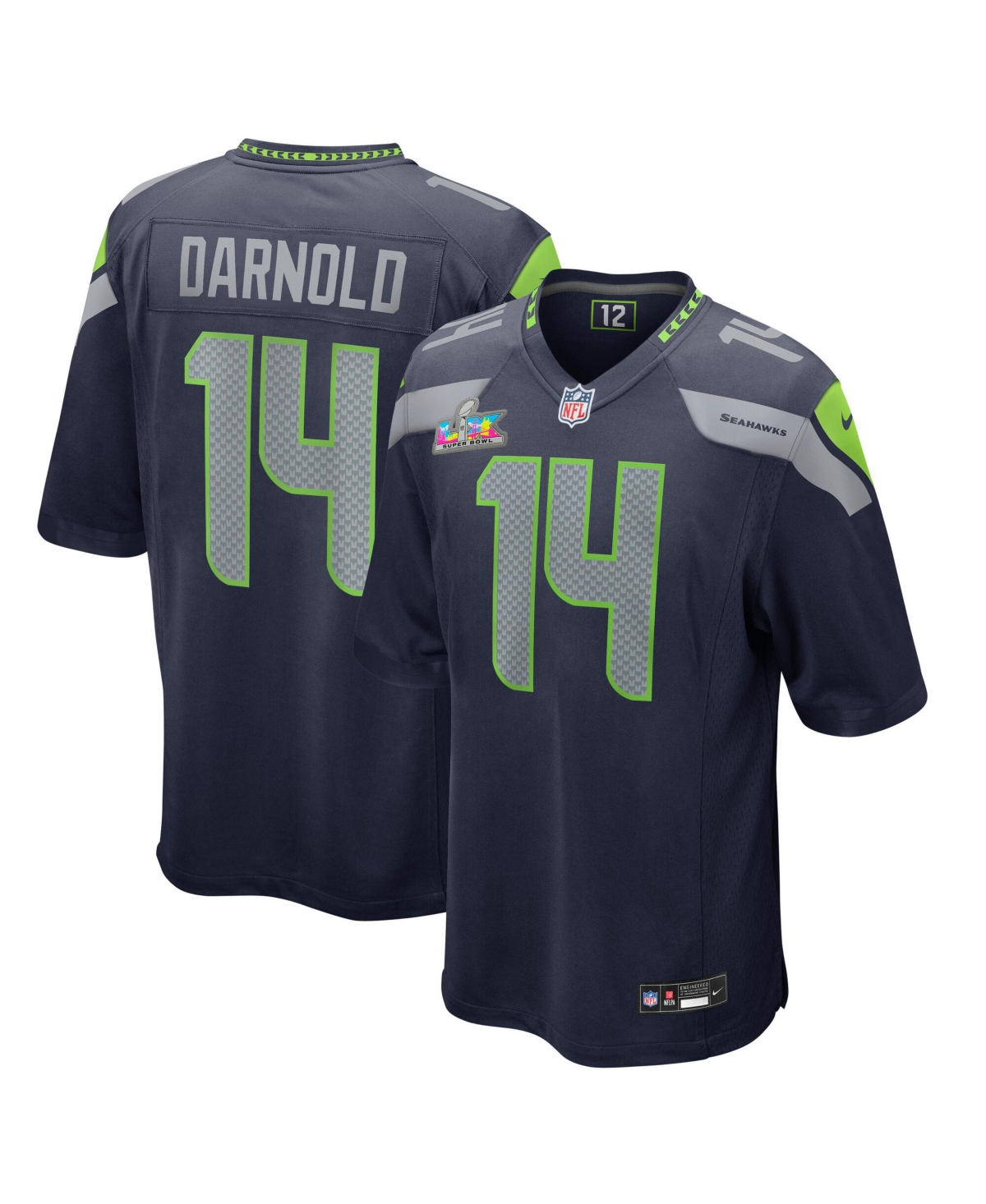 Click here for Nike Mens Sam Darnold Navy Seattle Seahawks Super... prices