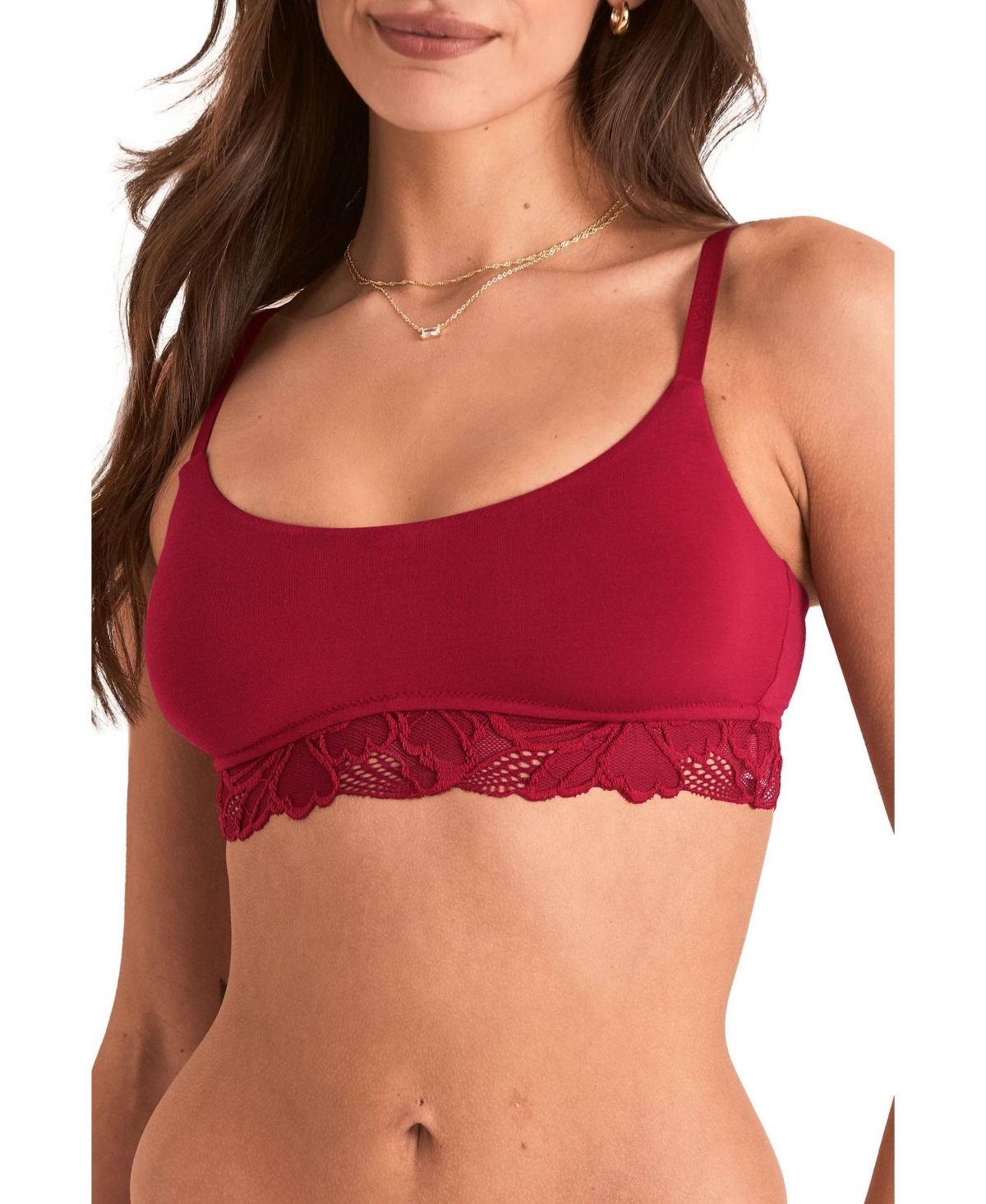 Click here for Adore Me Womens Shiloh Contour Bralette Bra - Dark... prices